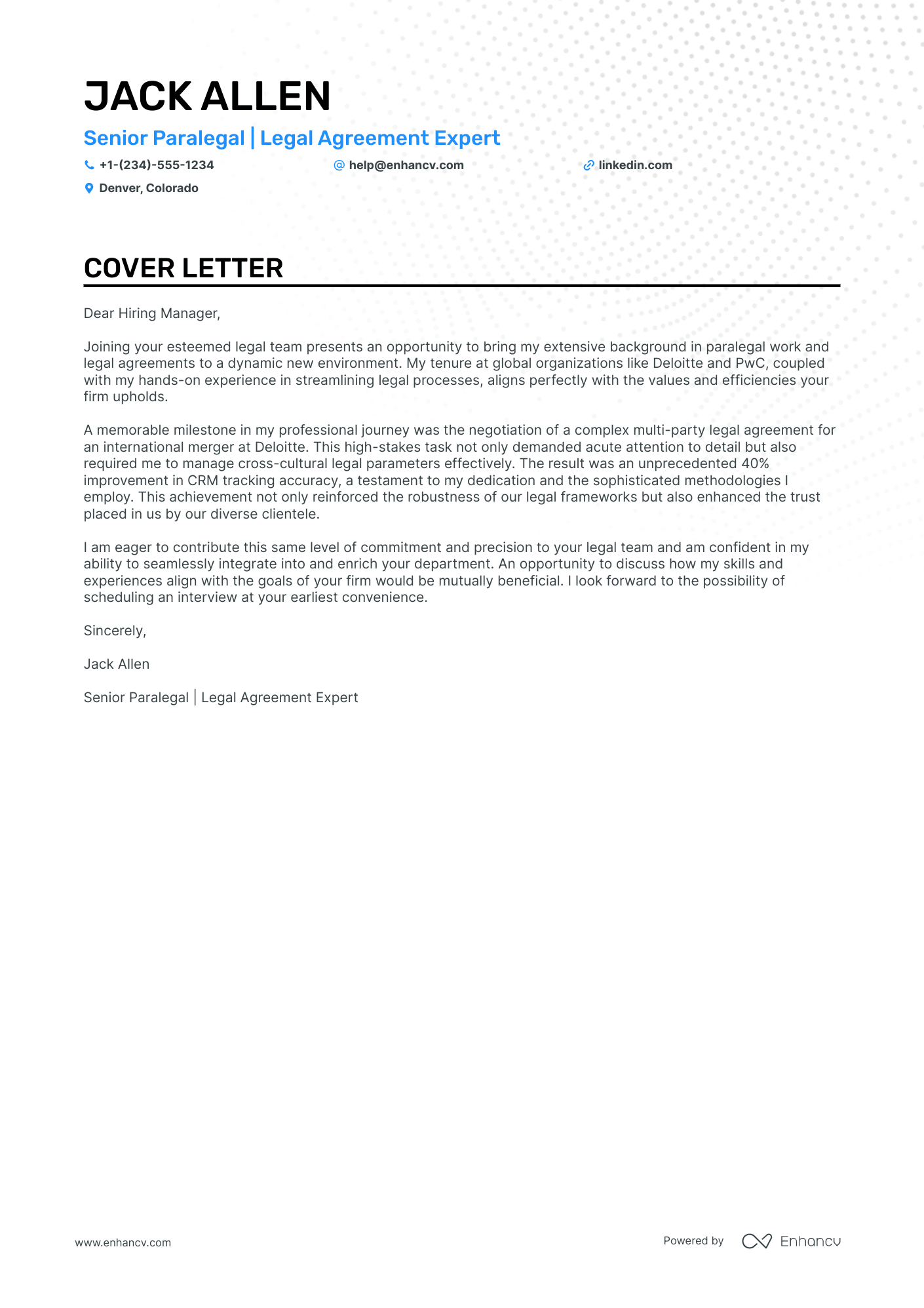7 Professional Paralegal Cover Letter Examples and Template for 2024 ...