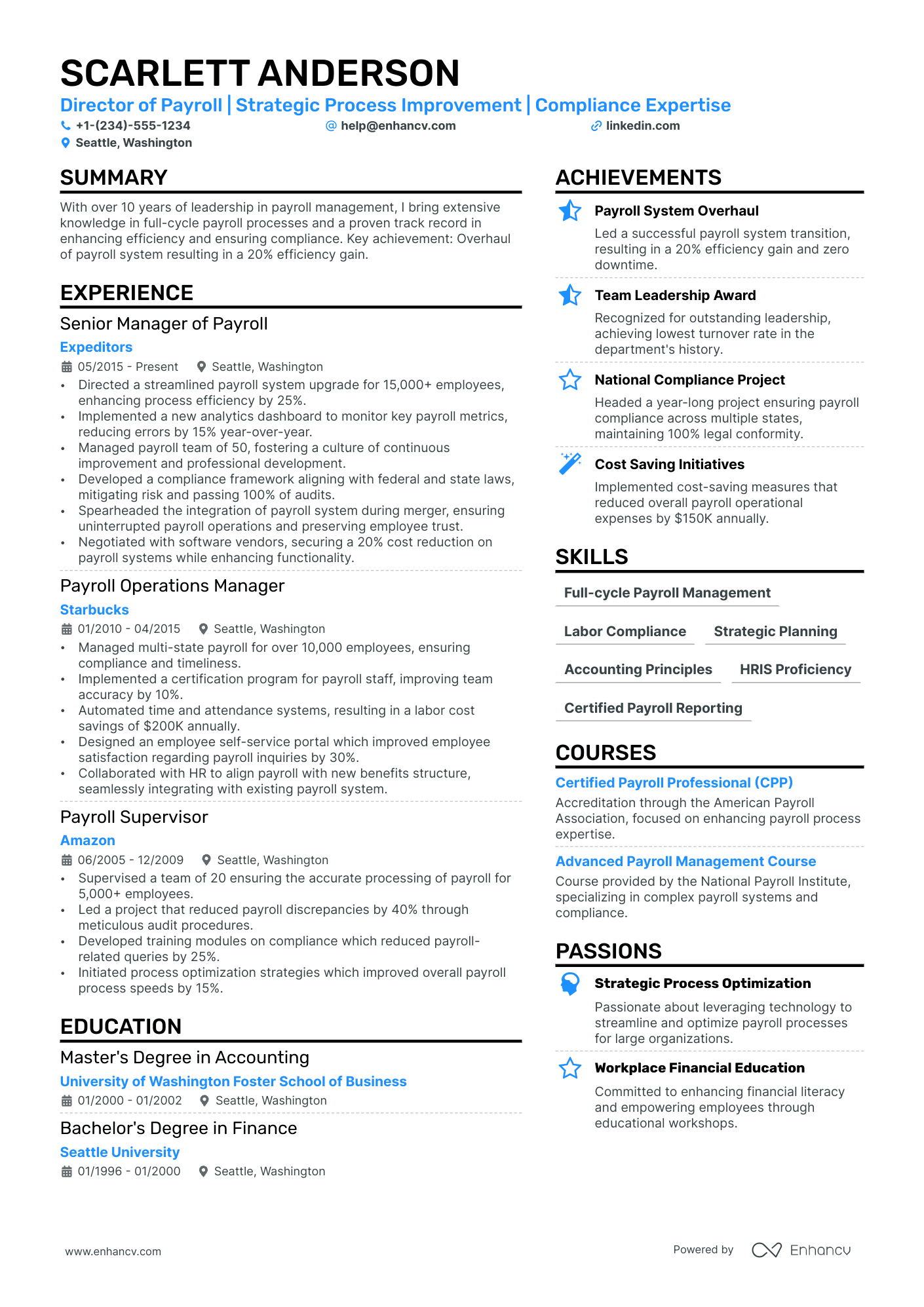 21 Payroll Resume Examples & Guide for 2026
