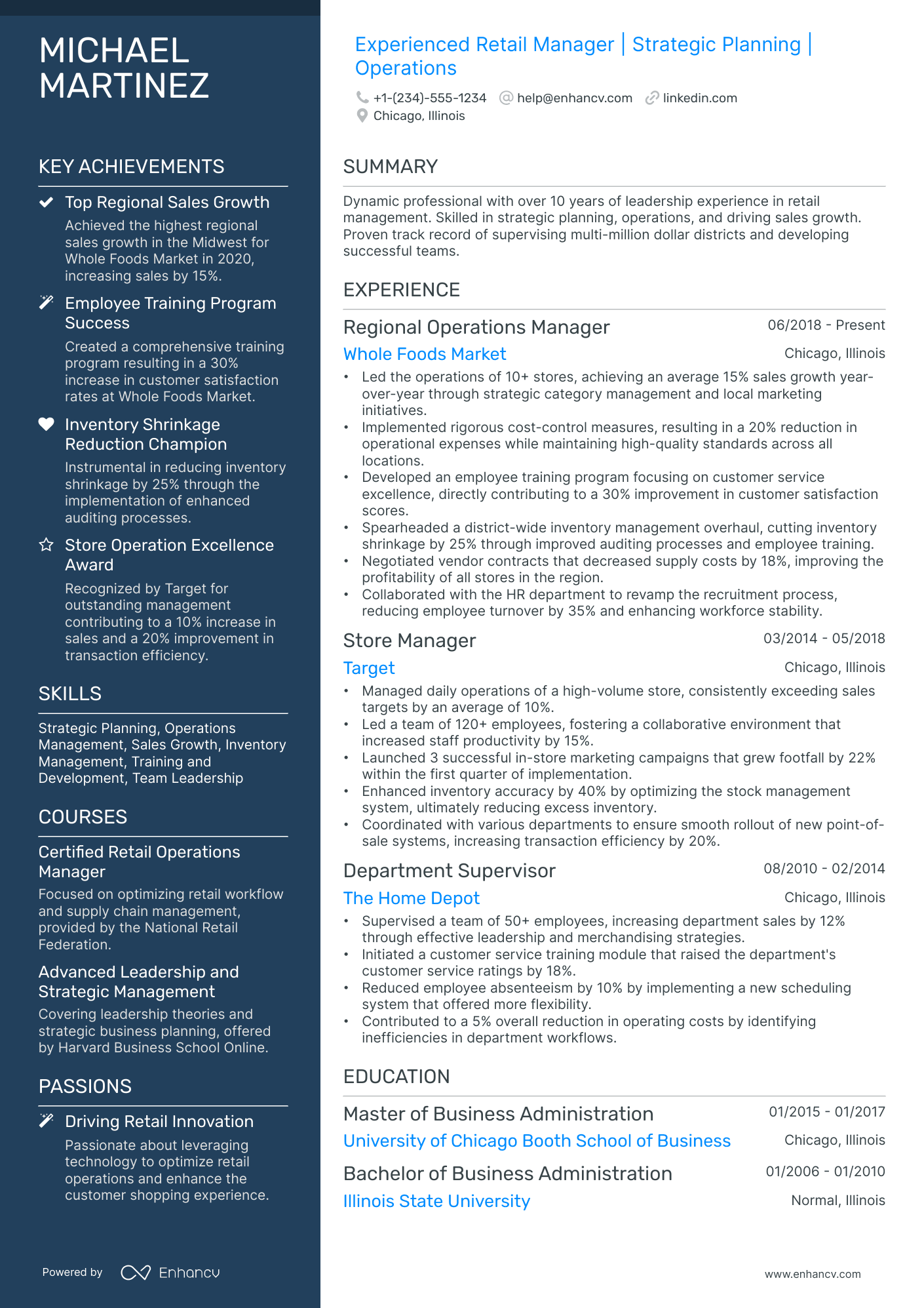 10 District Manager Resume Examples & Guide for 2026