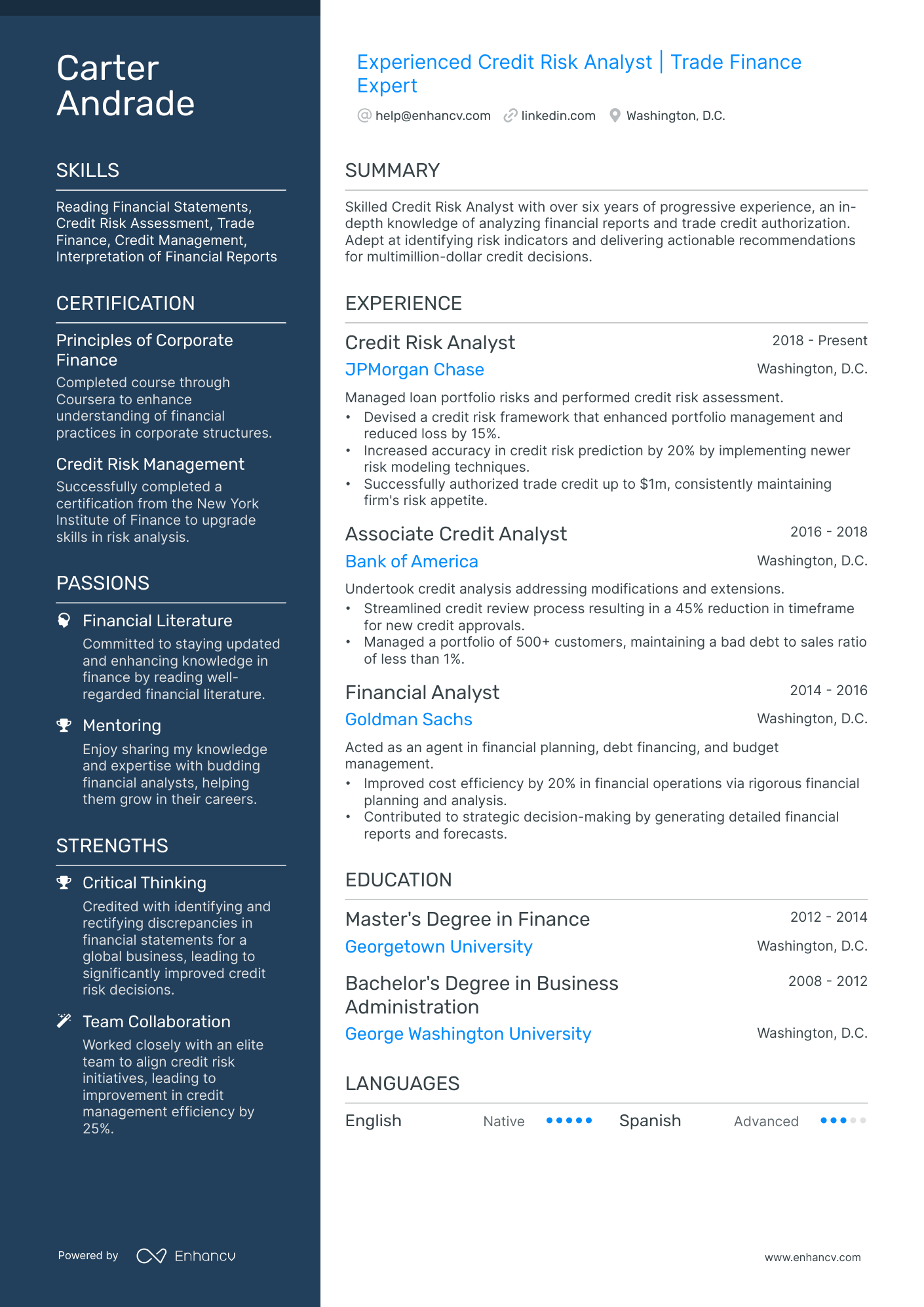 10 Credit Analyst Resume Examples & Guide for 2026