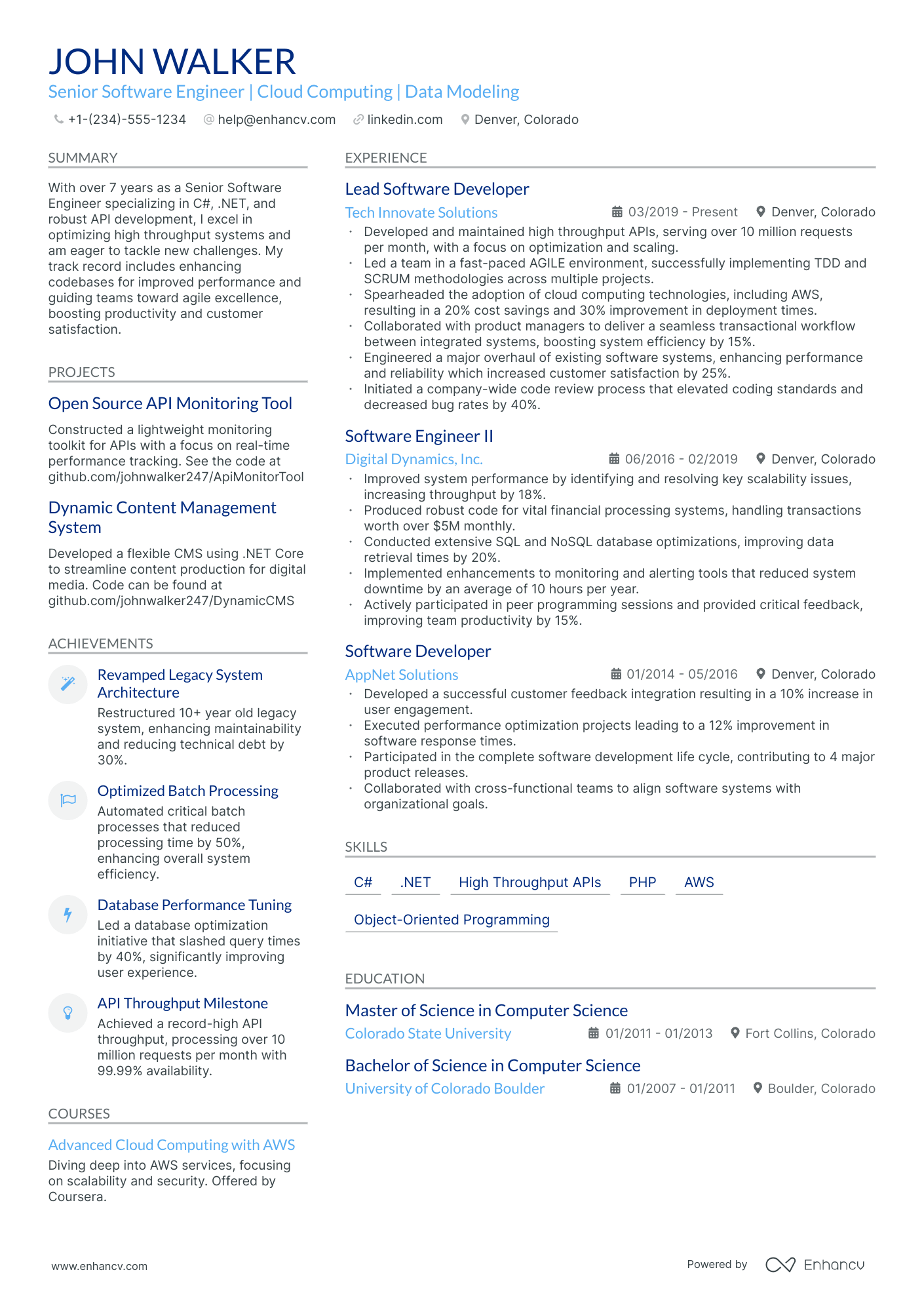 5 Freelance Software Developer Resume Examples & Guide for 2024