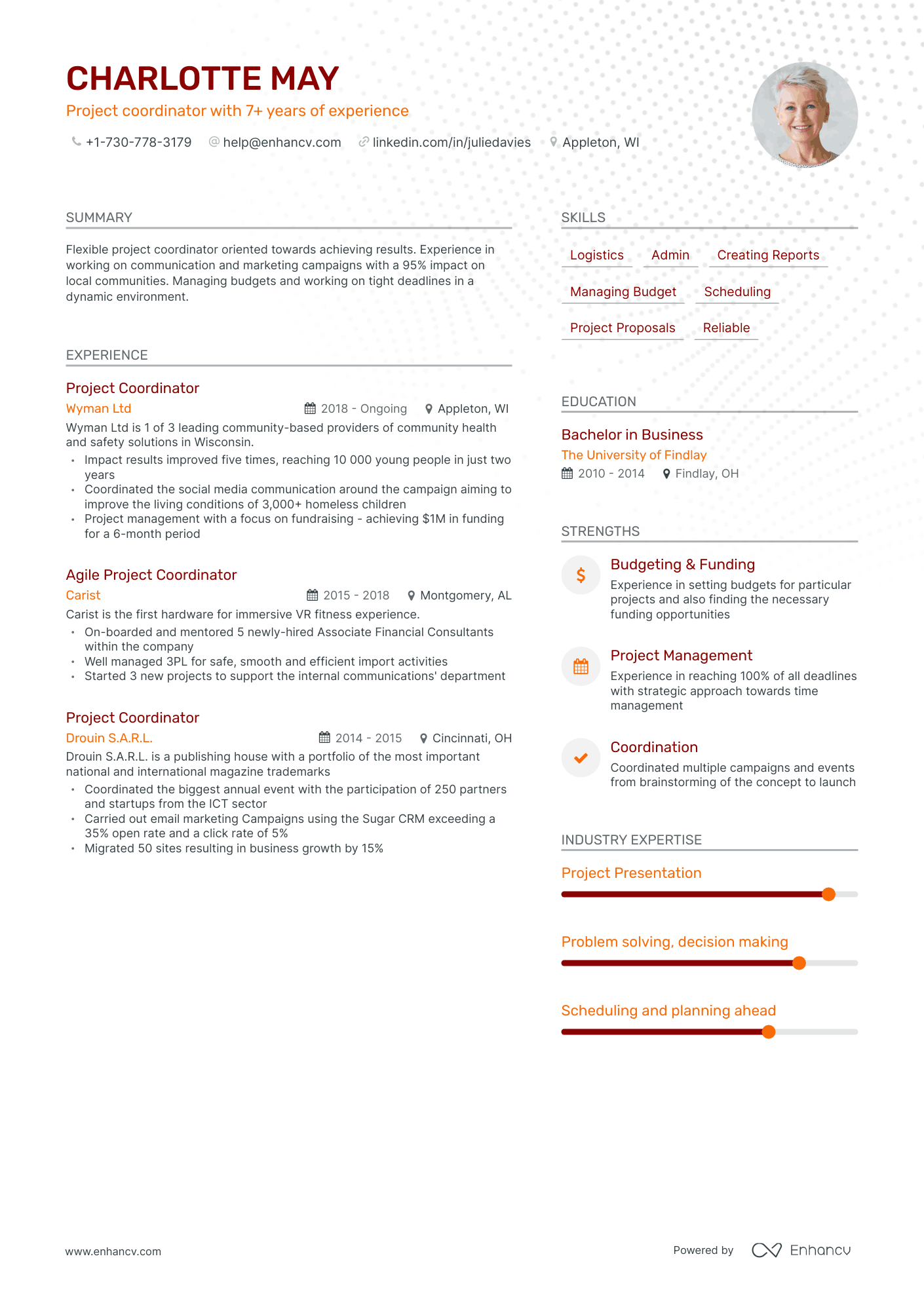 5 Project Coordinator Resume Examples & Guide for 2024