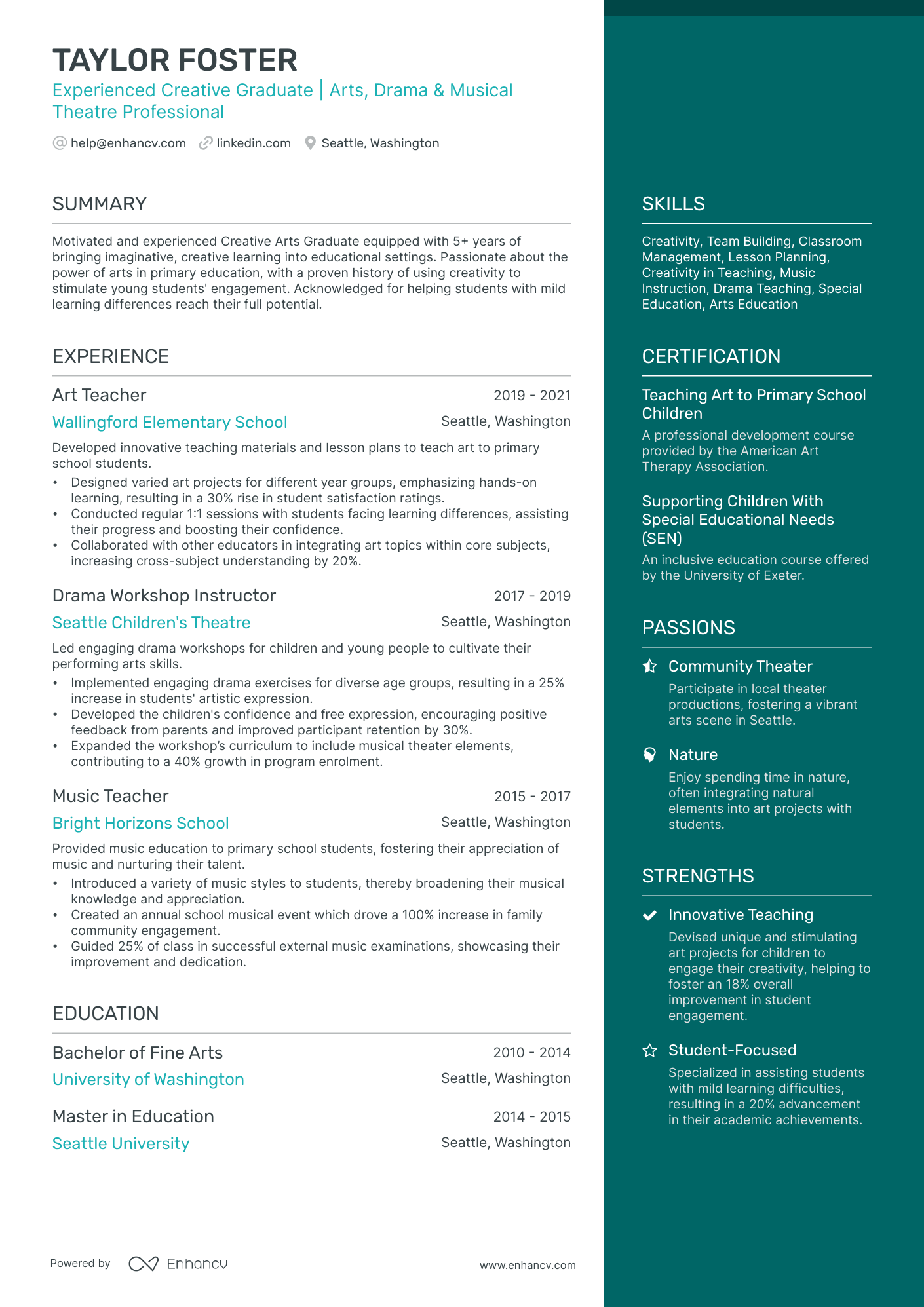 10 Musical Theatre Resume Examples, Templates & Guide for 2026