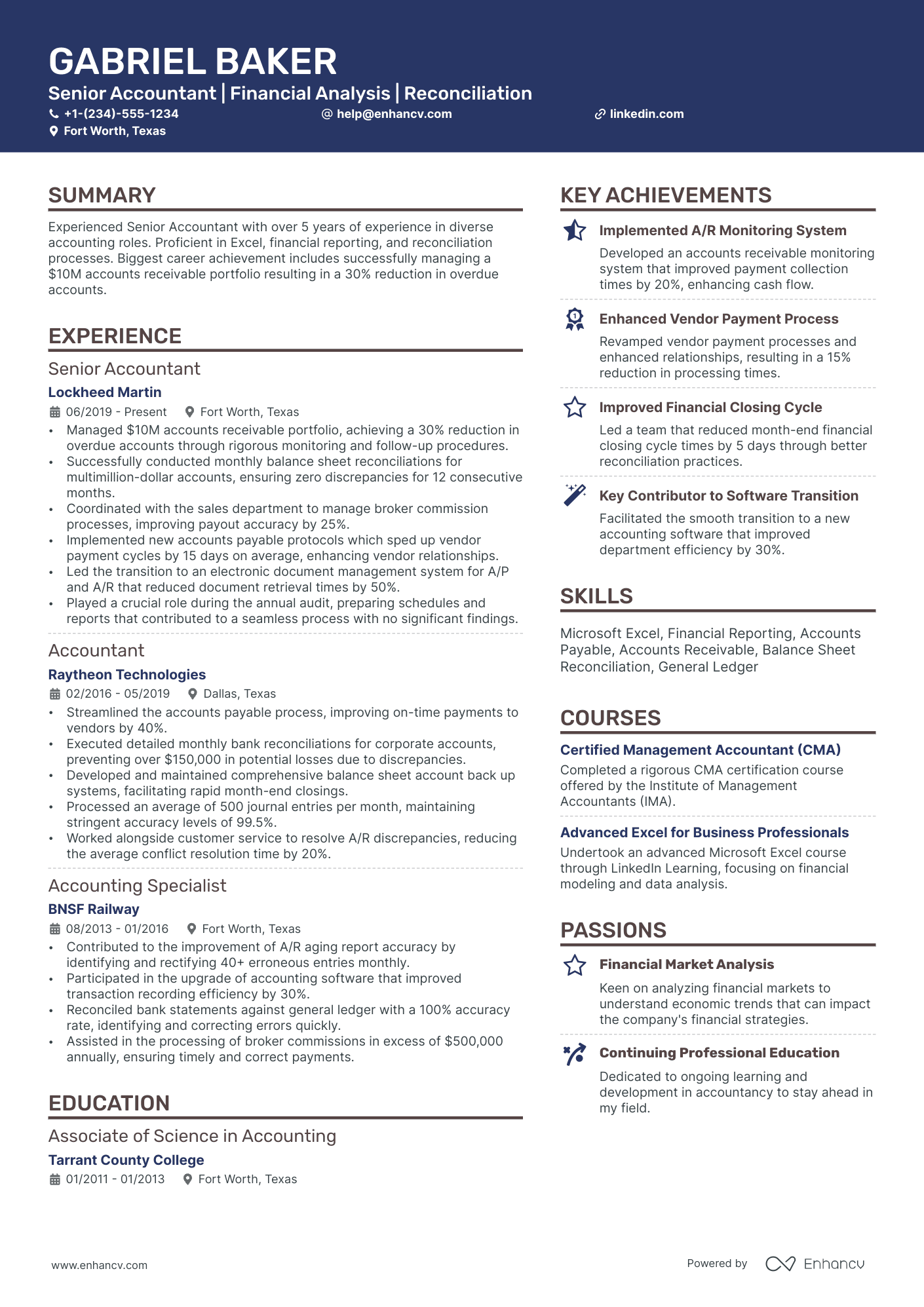 10 Financial Assistant Resume Examples & Guide for 2026