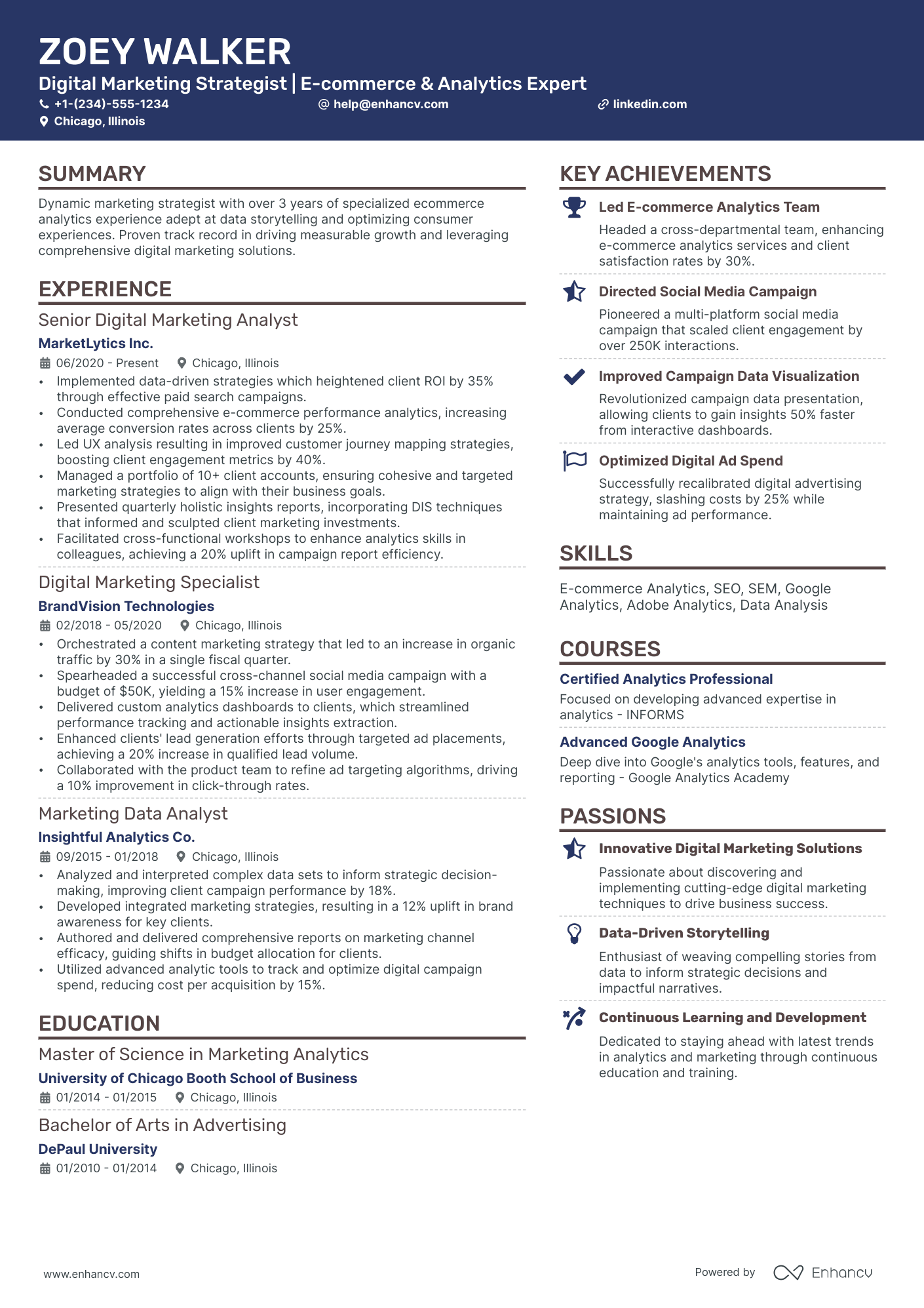 10 Ecommerce Marketing Resume Examples & Guide for 2026