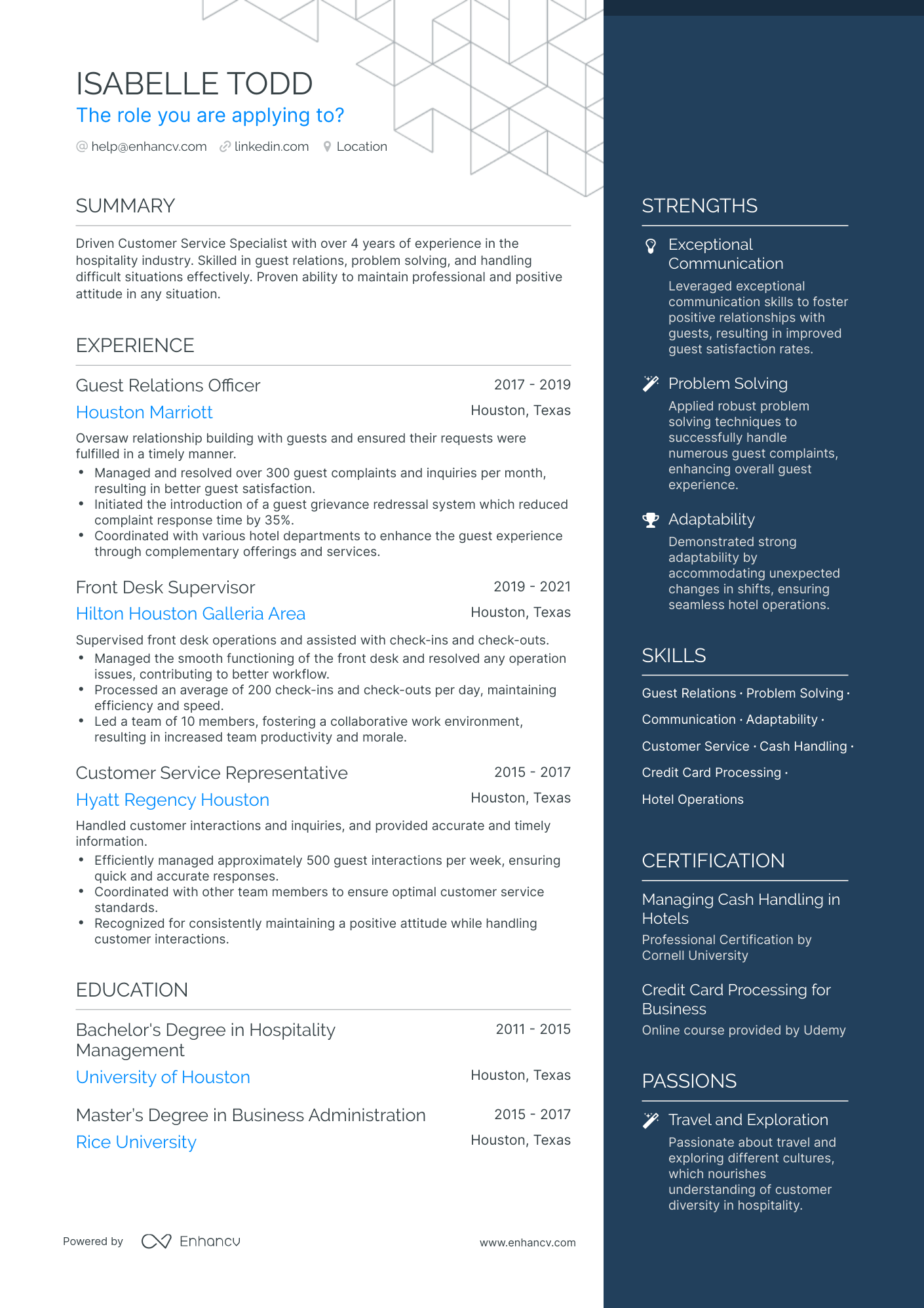 9 Front Desk Receptionist Resume Examples & Guide for 2024