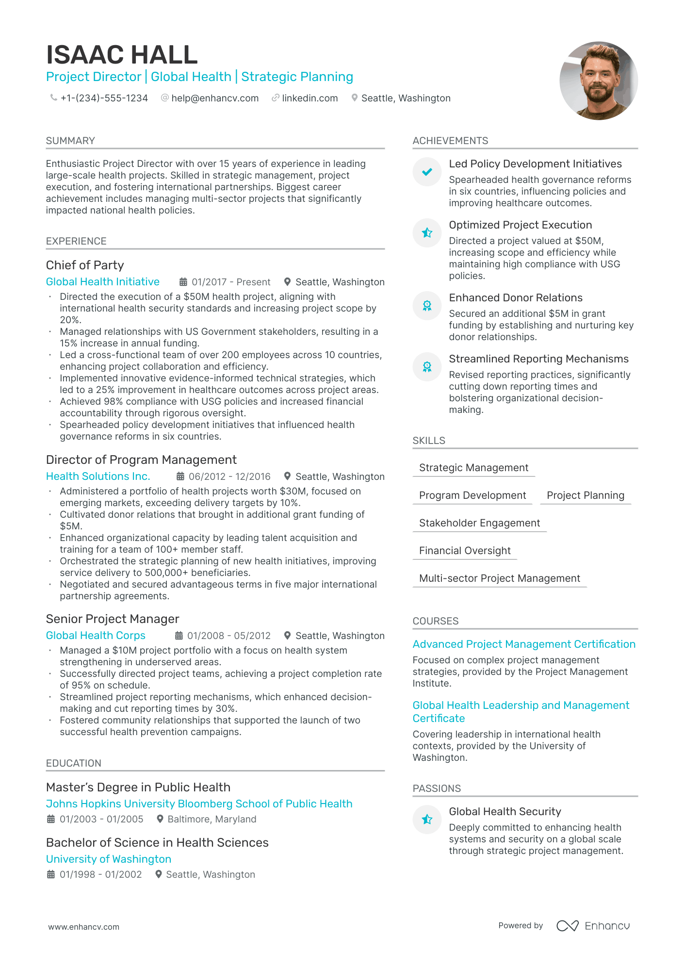 5 Project Director Resume Examples & Guide for 2024