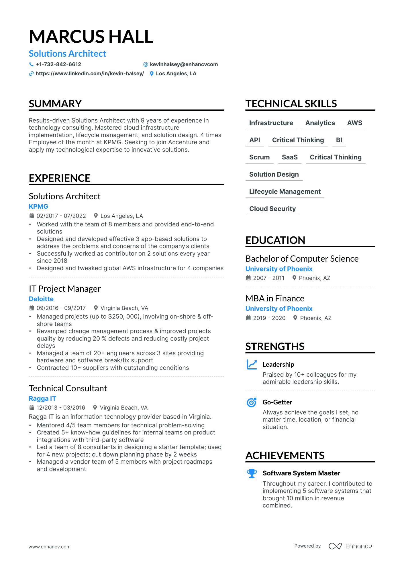 5 Accenture Resume Examples & Guide for 2024