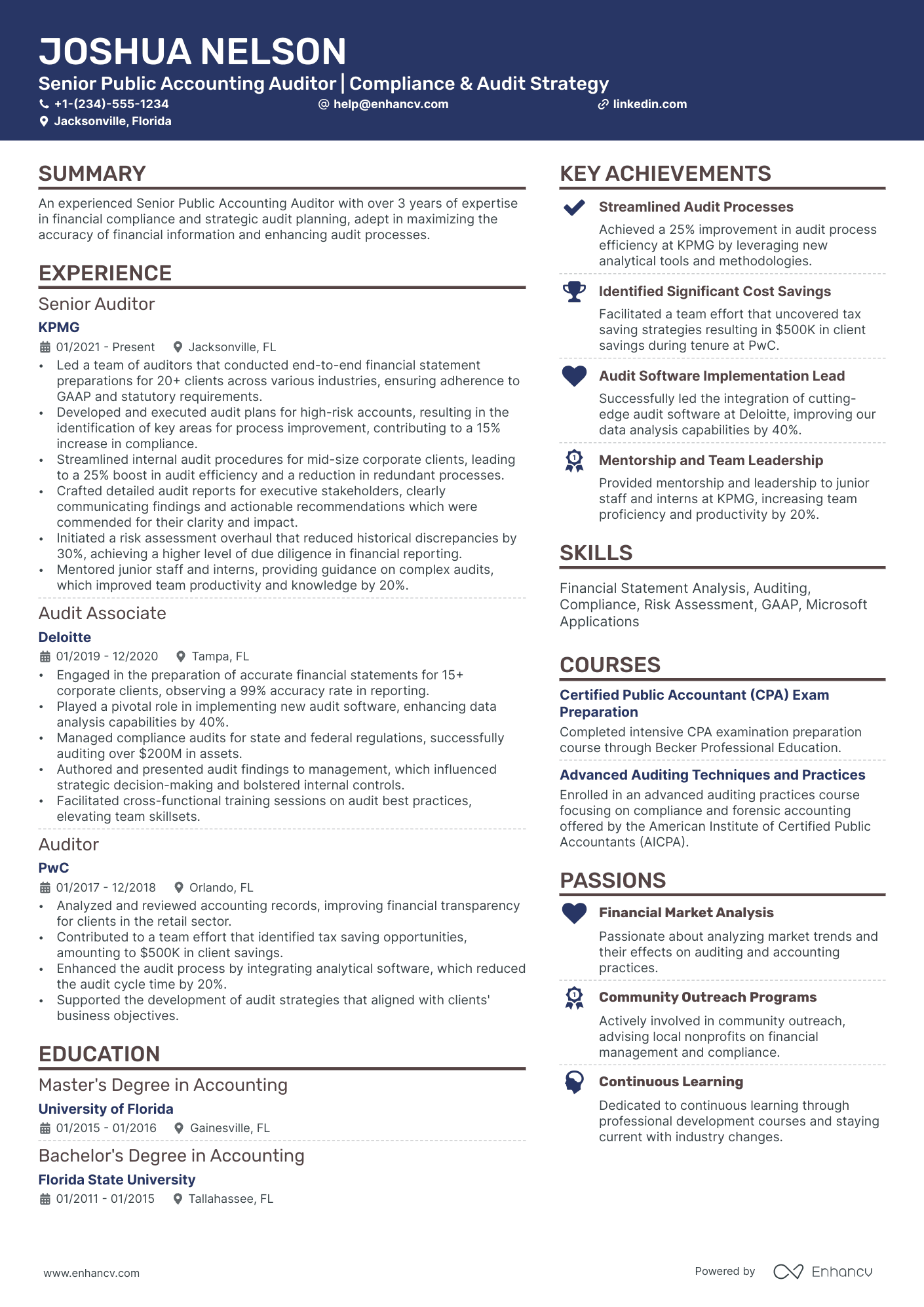 10 Public Accounting Auditor Resume Examples & Guide for 2026