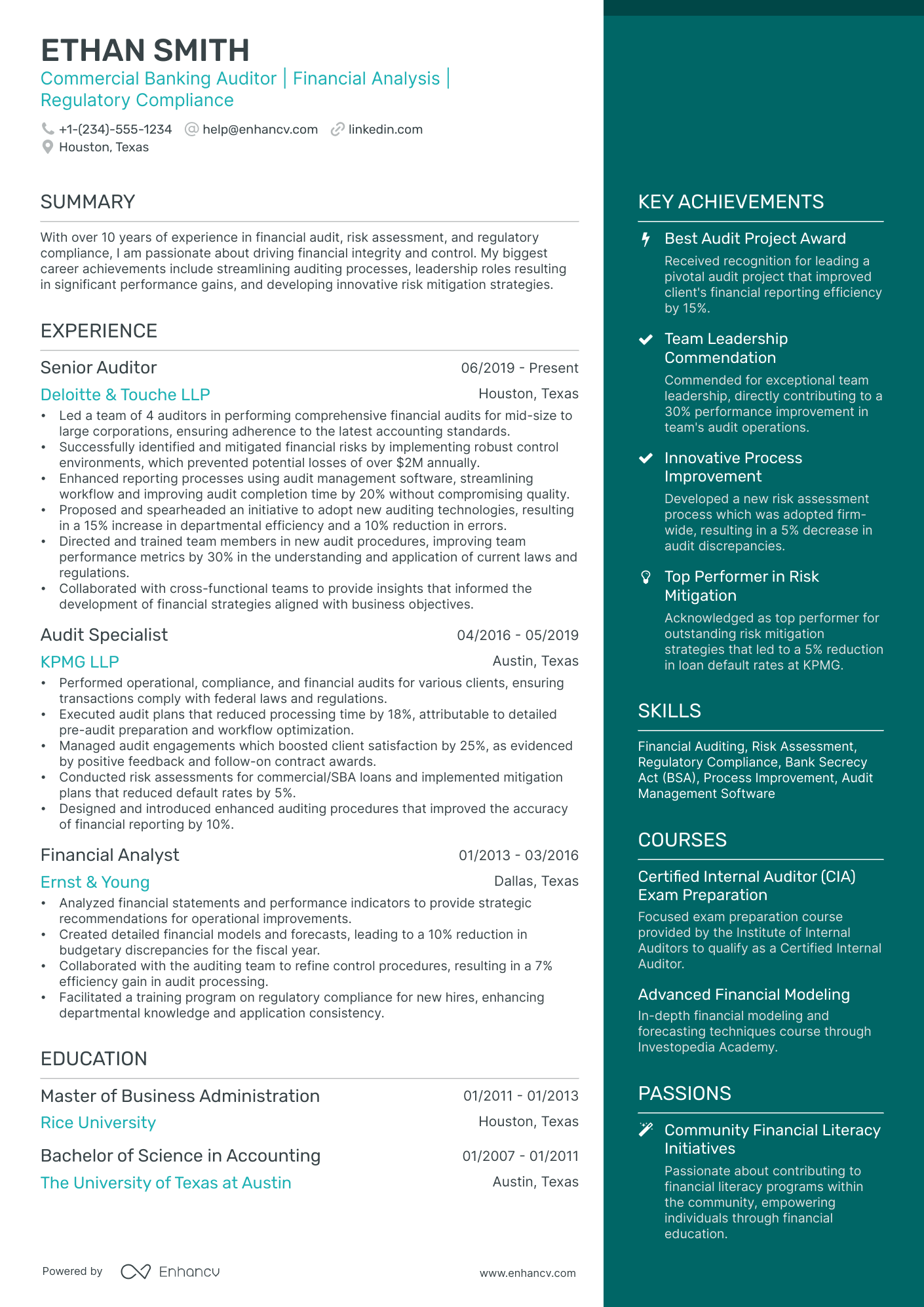 10 Commercial Banking Resume Examples & Guide for 2026