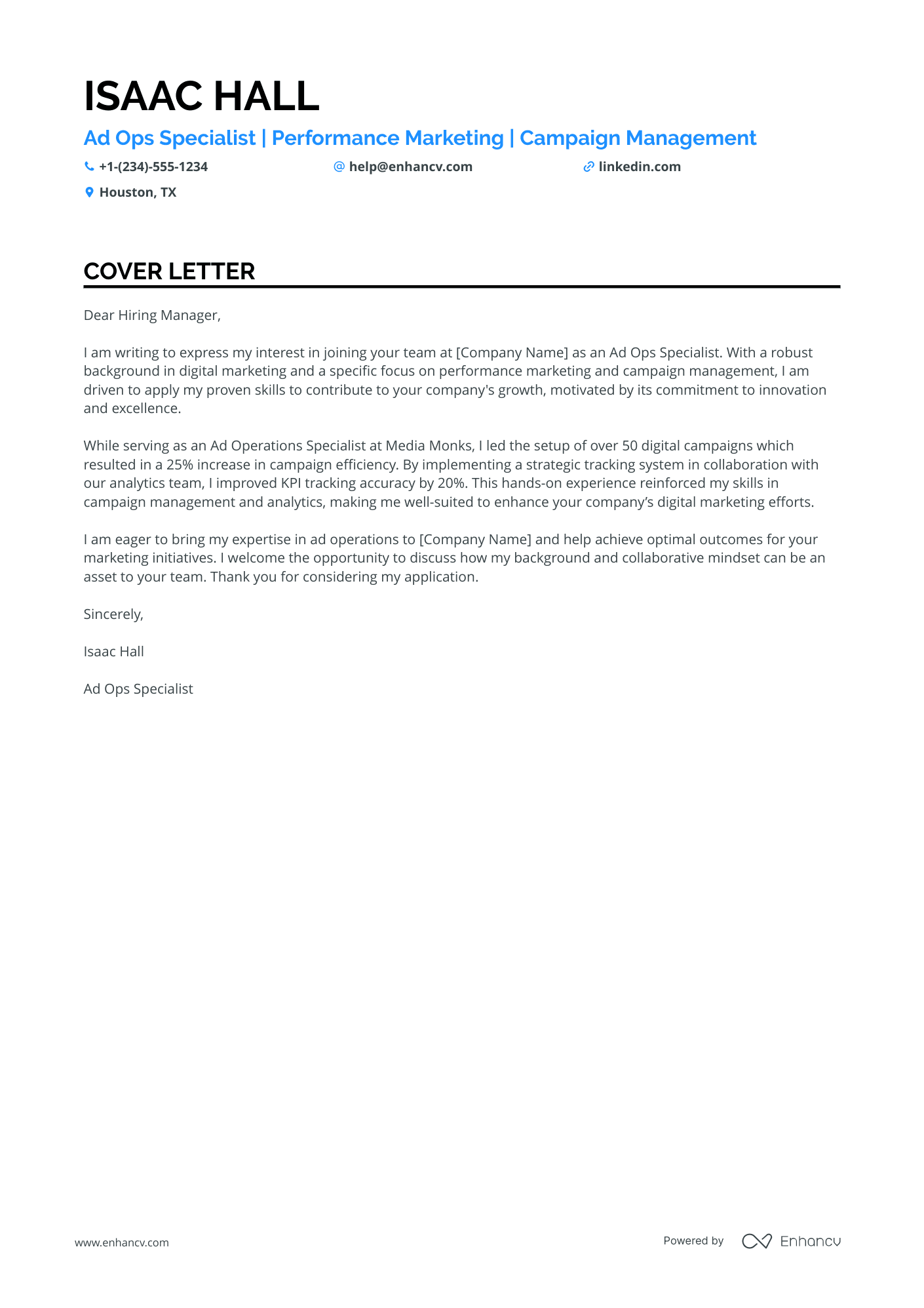 5 Professional Facebook Cover Letter Examples and Template for 2026 ...