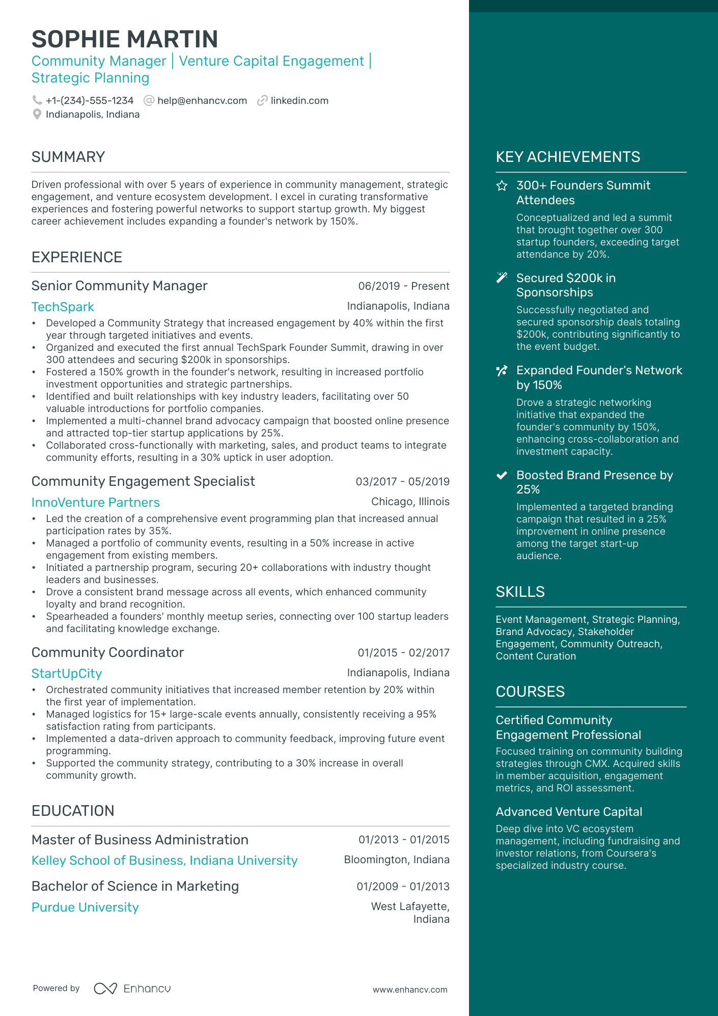 10 Community Manager Resume Examples & Guide for 2025
