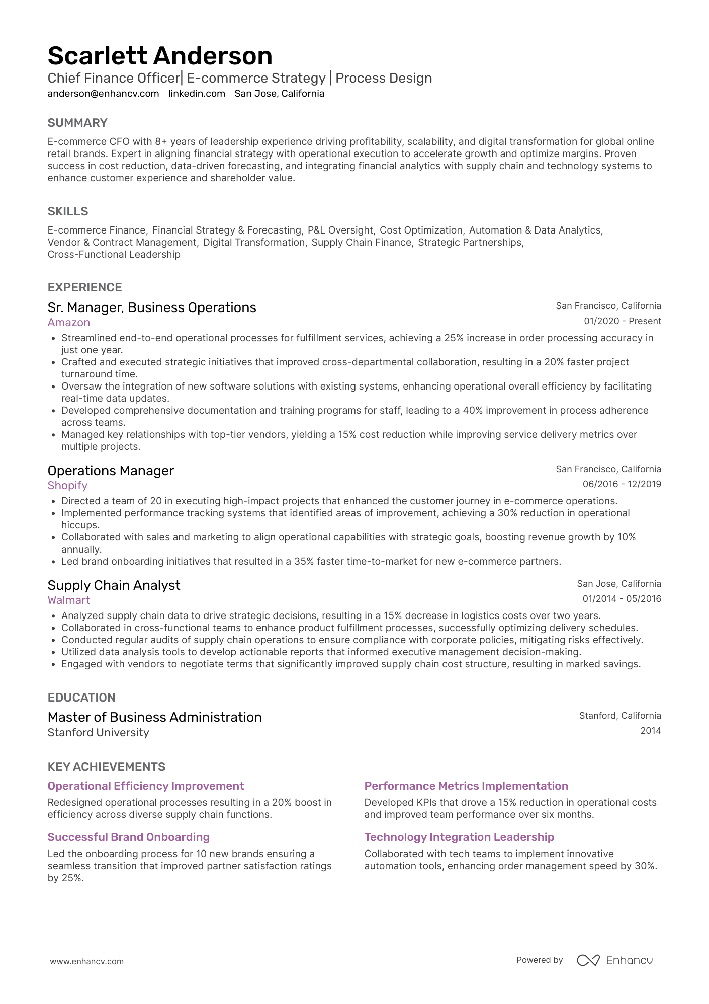 11 CFO Resume Examples & Guide for 2026