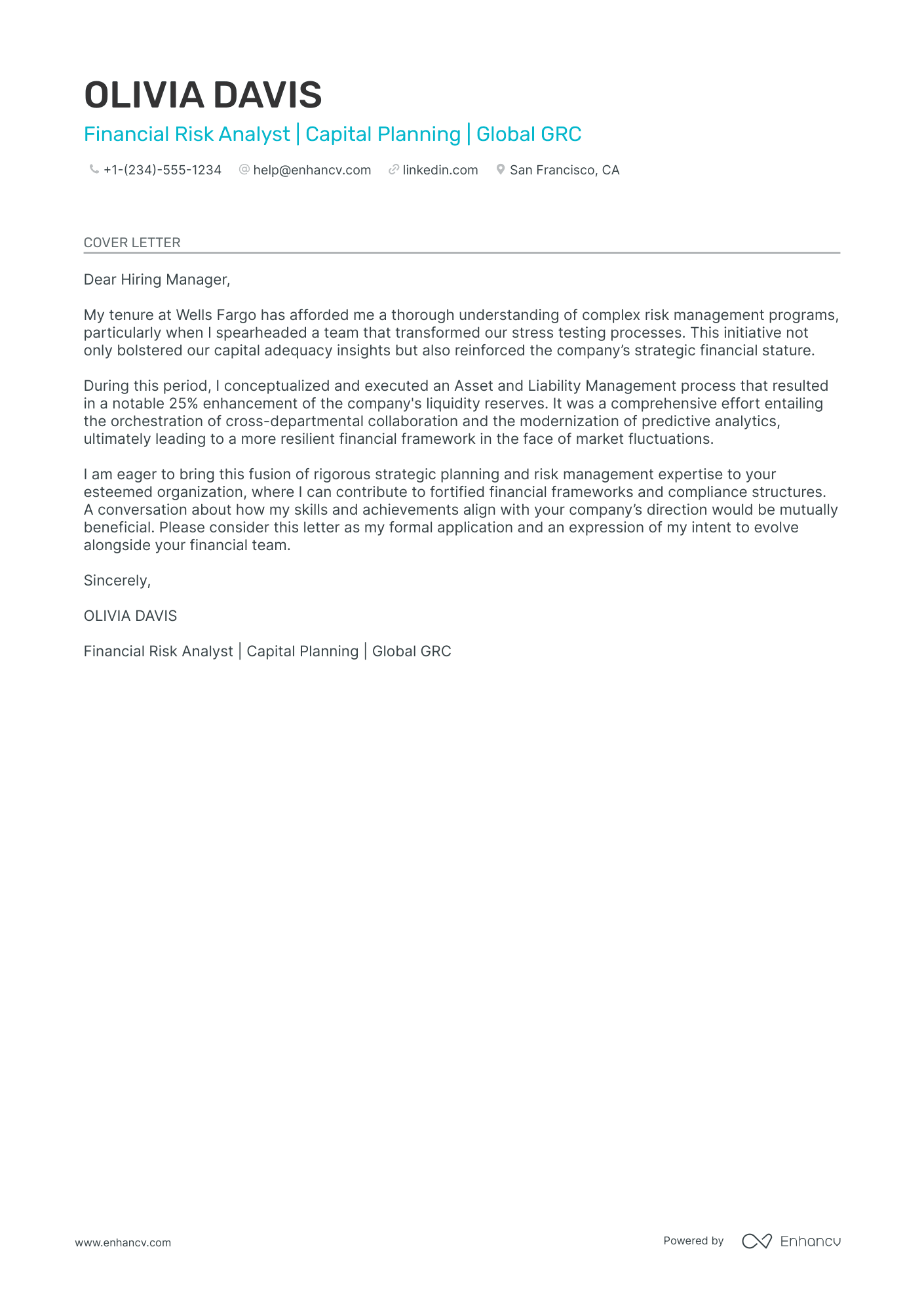 13 Professional Financial Analyst Cover Letter Examples and Template ...