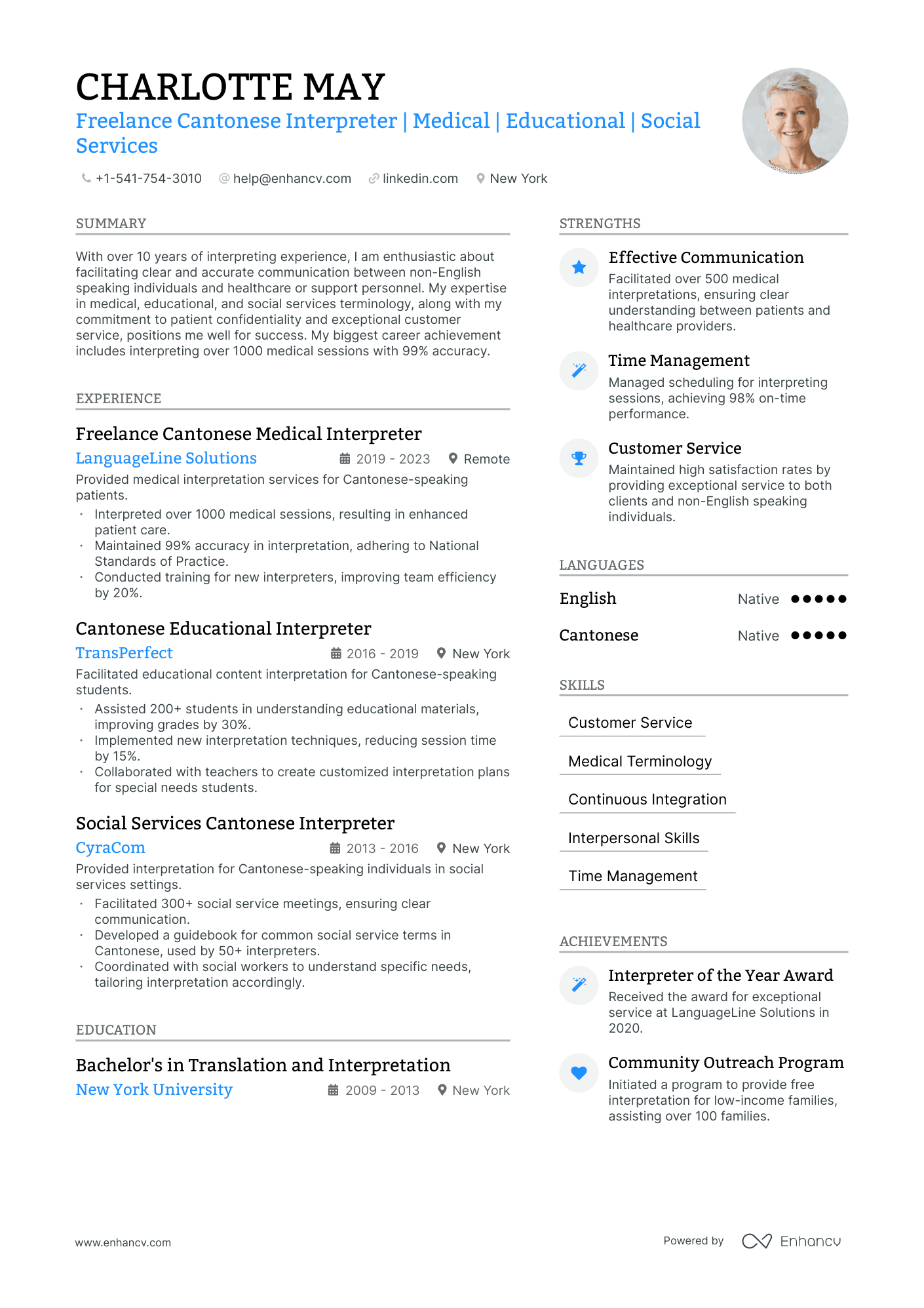 5 Freelance Translator Resume Examples & Guide for 2024