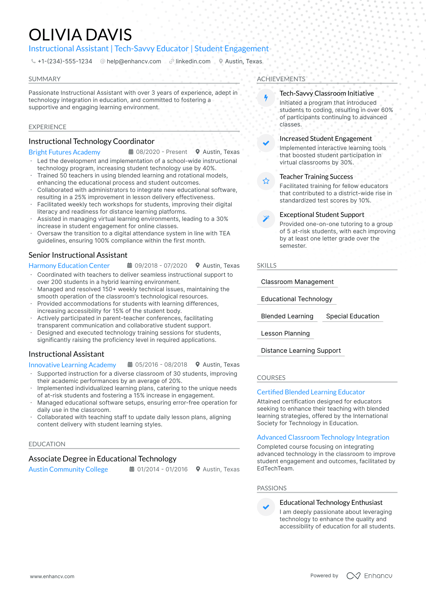 5 Distance Learning Teacher Resume Examples & Guide for 2024