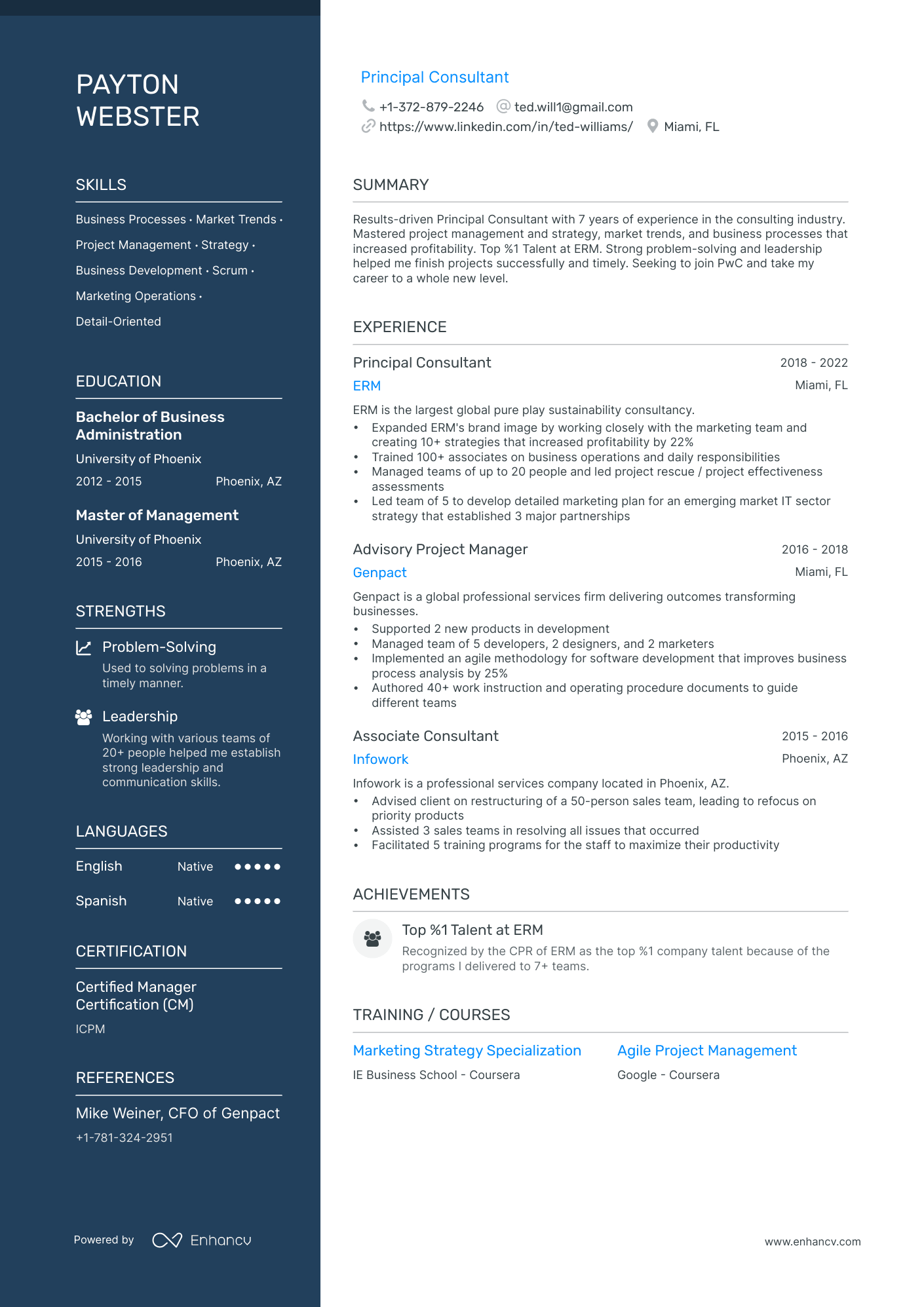 5 PwC Resume Examples & Guide for 2024