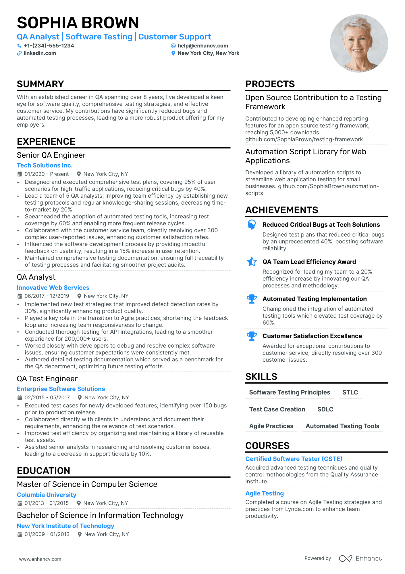 8 QA Tester Resume Examples & Guide for 2024