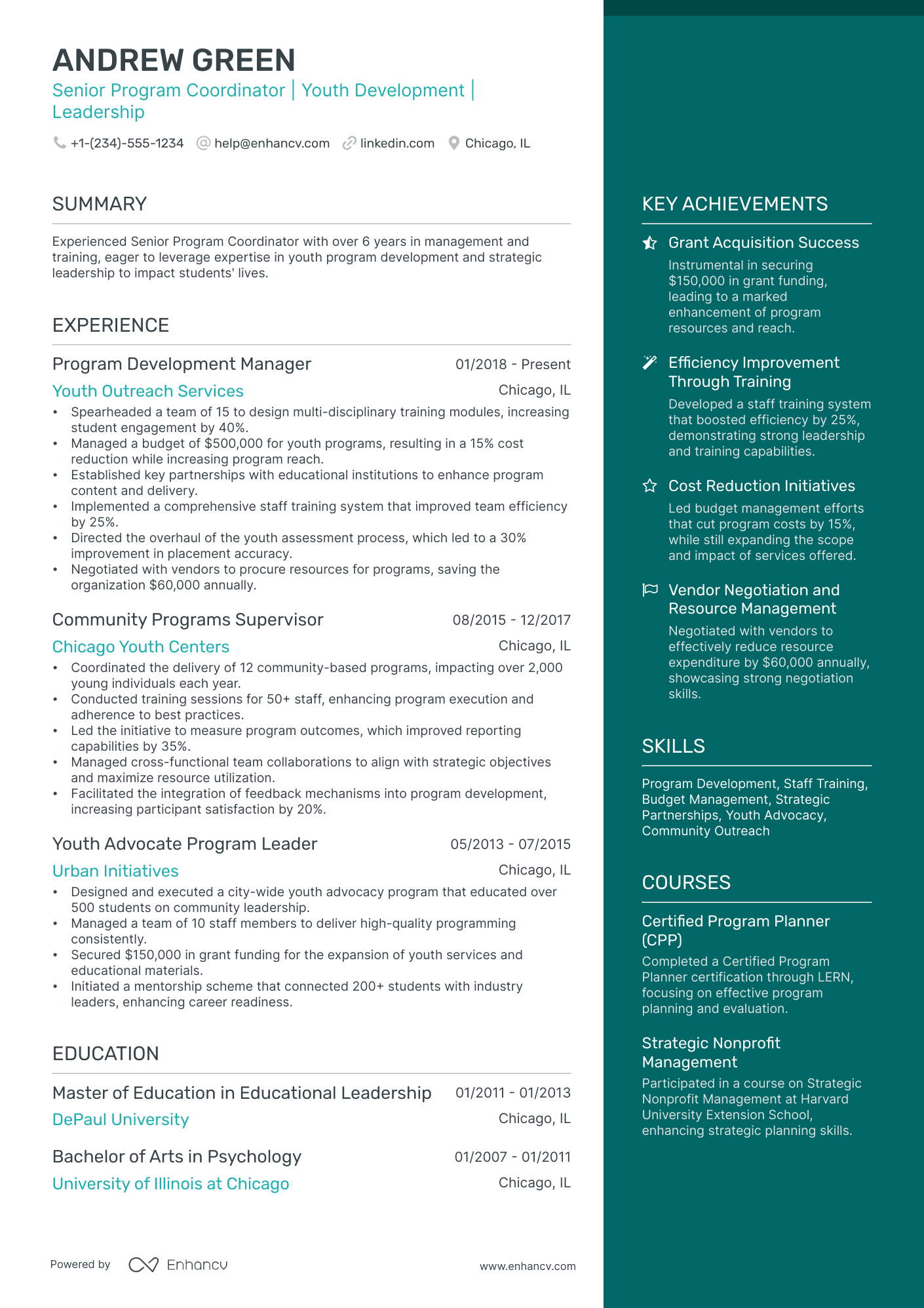 10 Training Manager Resume Examples & Guide for 2026