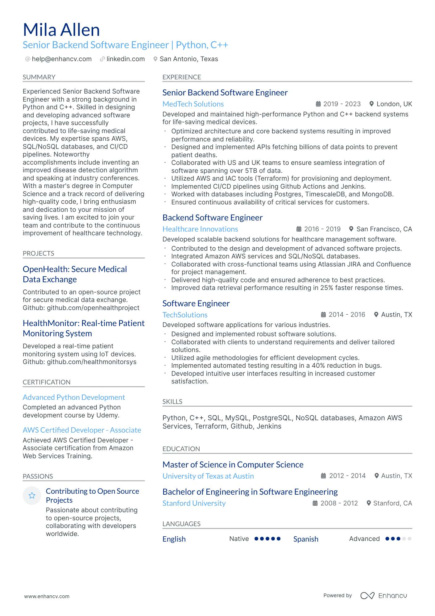 10 Senior Electrical Engineer Resume Examples & Guide for 2026