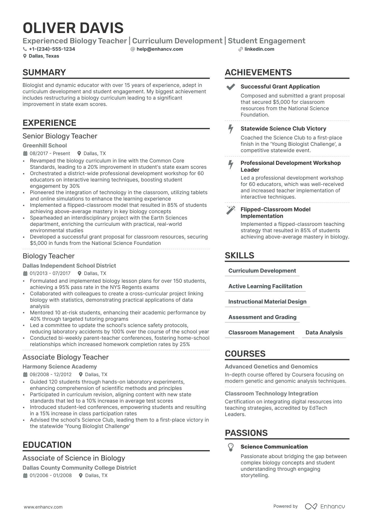 21 Teacher Resume Examples & Guide for 2024 | Resumes for Teaching Jobs