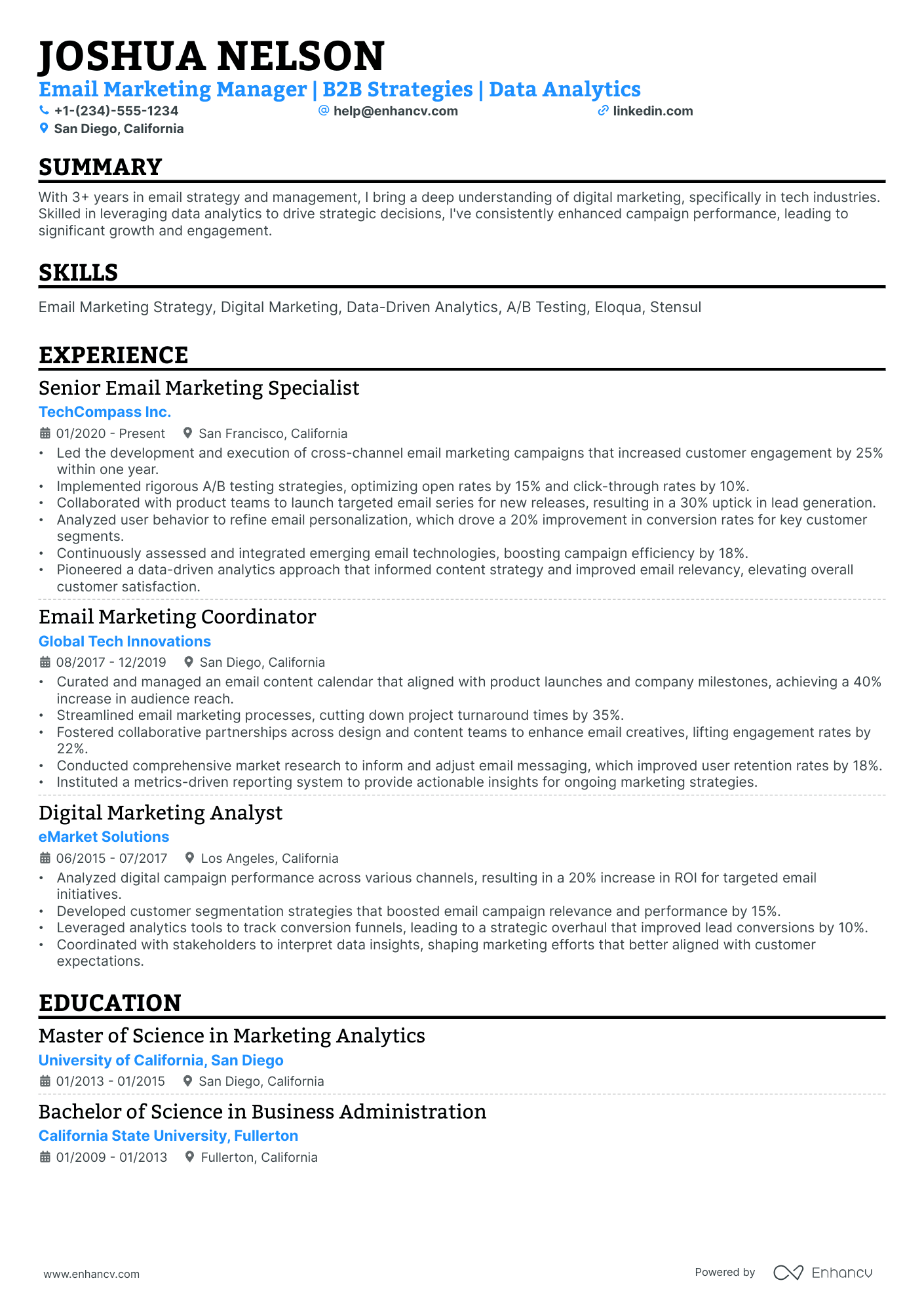 10 Field Marketing Manager Resume Examples & Guide for 2026