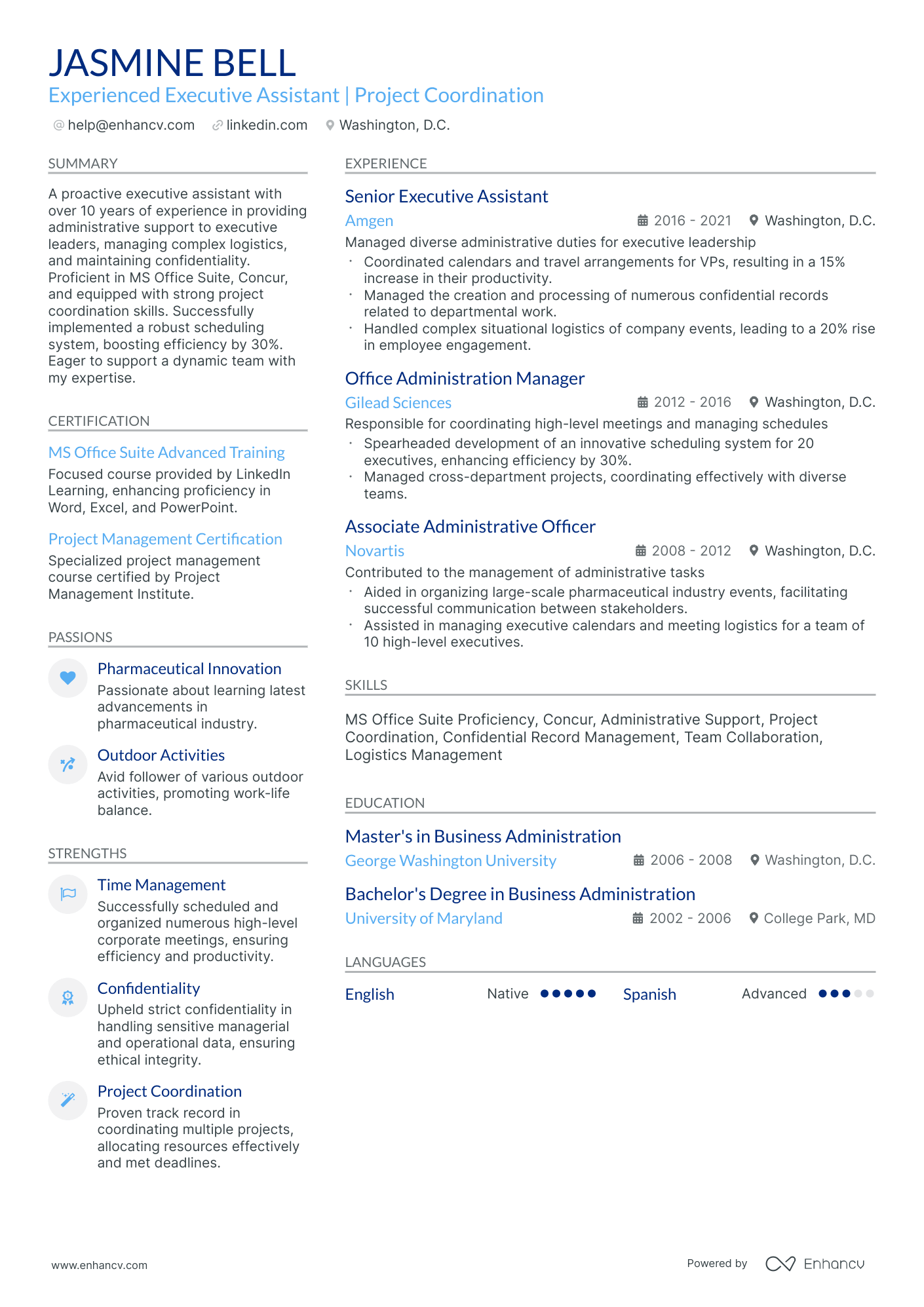 10 Senior Administrative Assistant Resume Examples & Guide for 2026