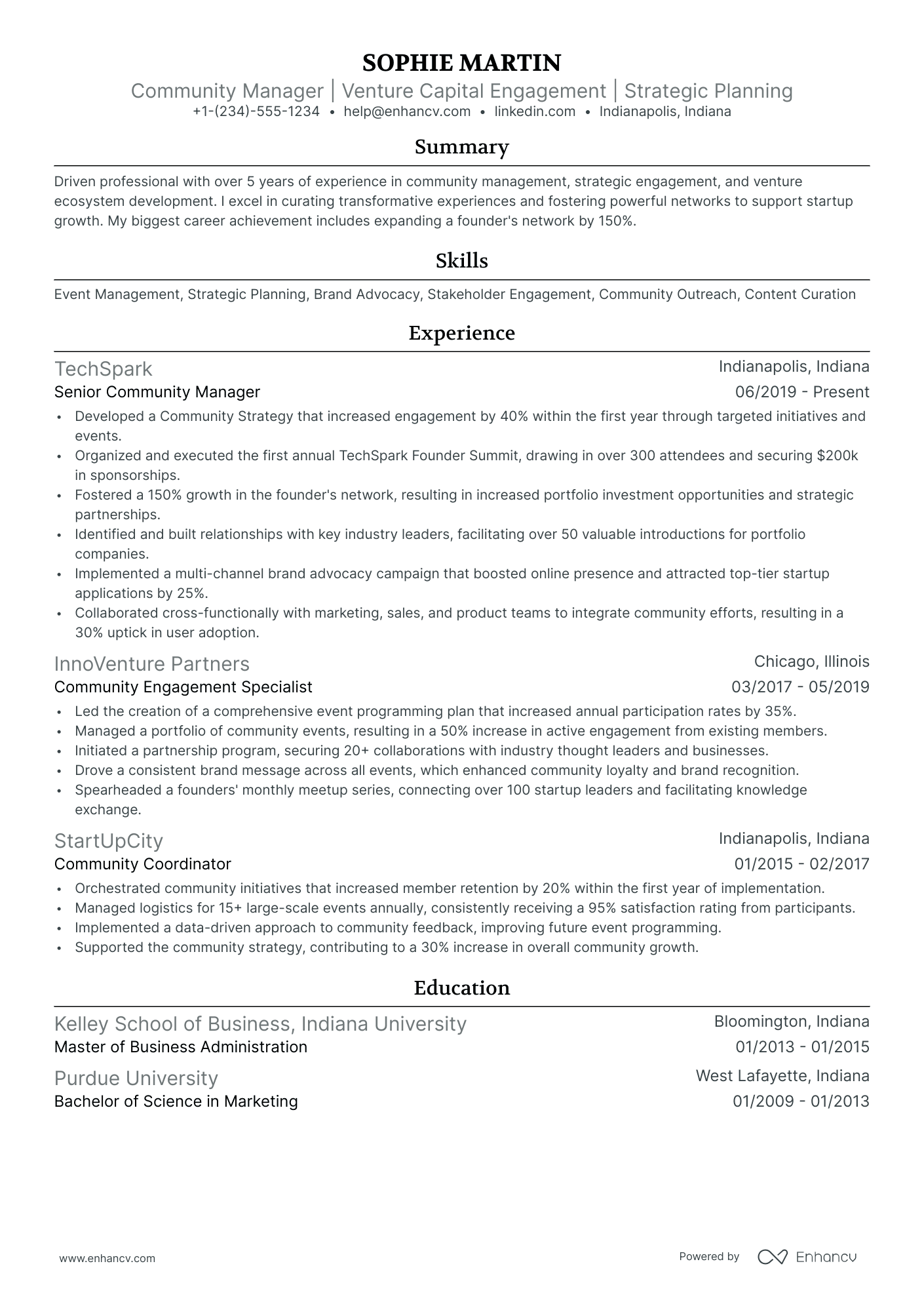 10 Community Manager Resume Examples & Guide for 2025