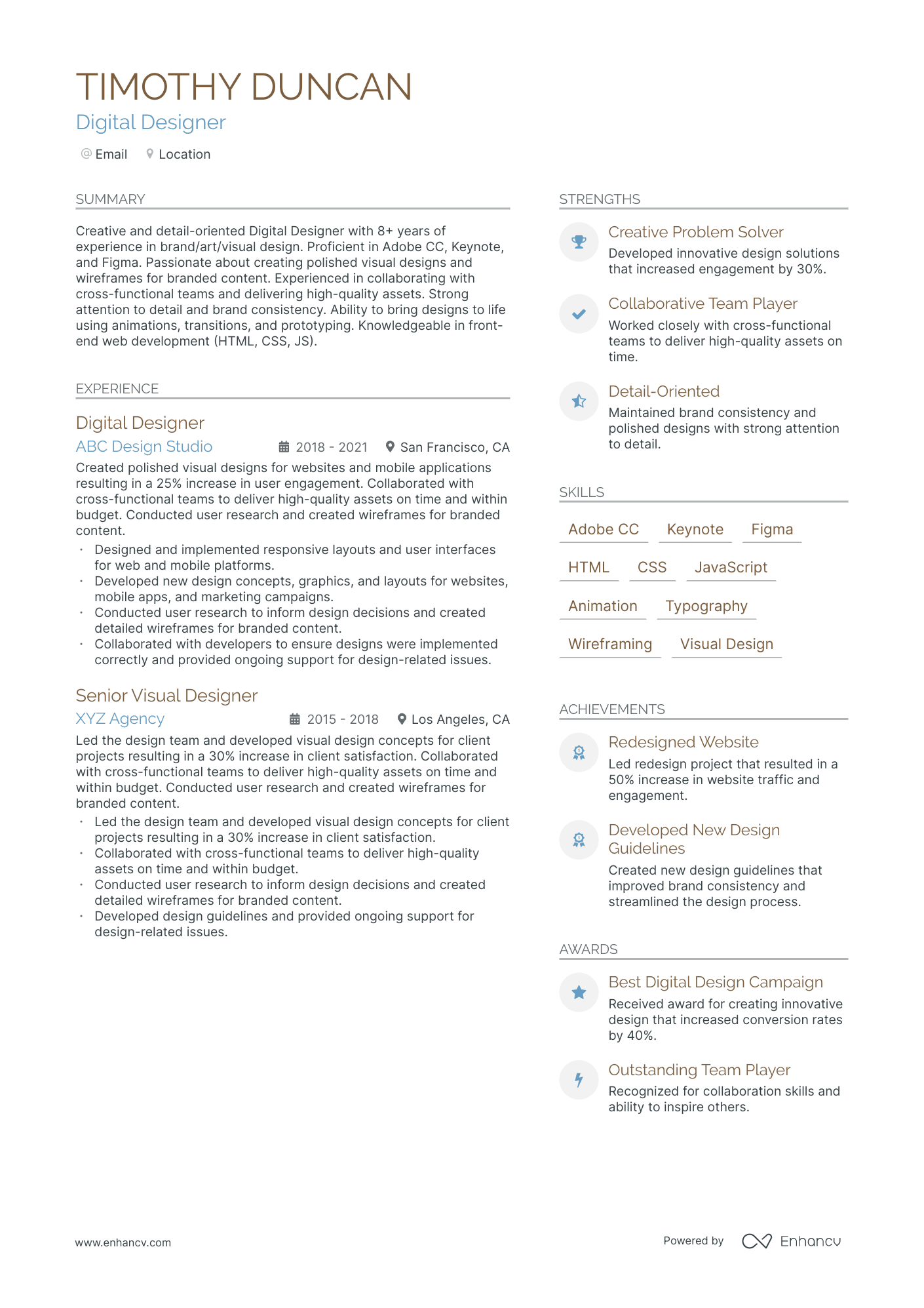 13 Designer Resume Examples & Guide for 2024