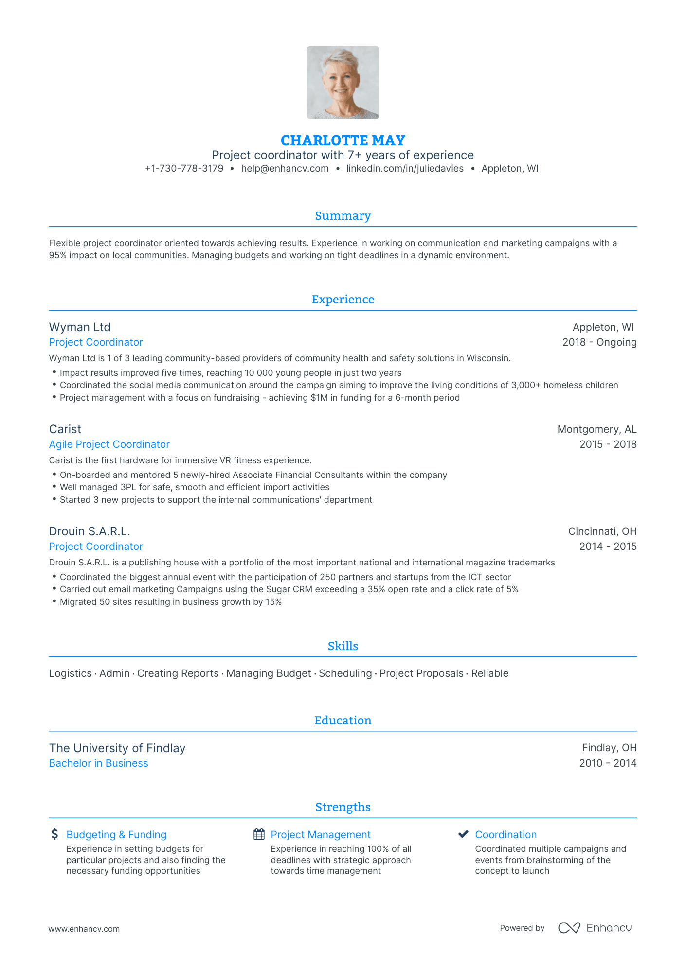 5 Project Coordinator Resume Examples & Guide for 2024