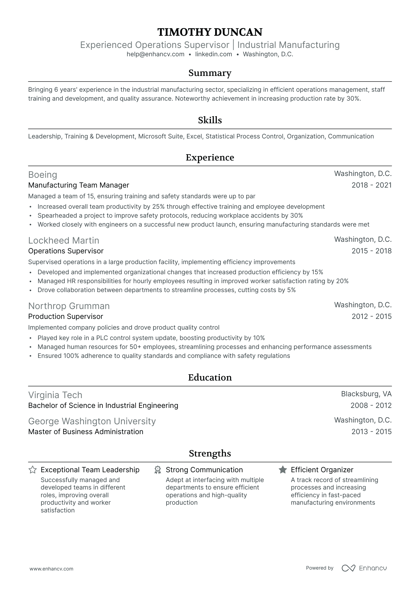 10 Operations Supervisor Resume Examples & Guide for 2026