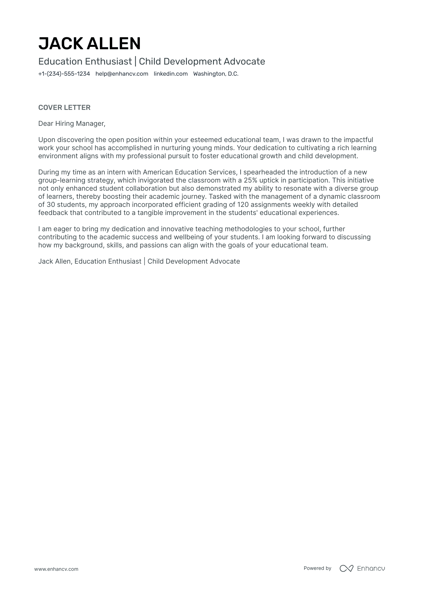 7 Professional Substitute Teacher Cover Letter Examples and Template ...