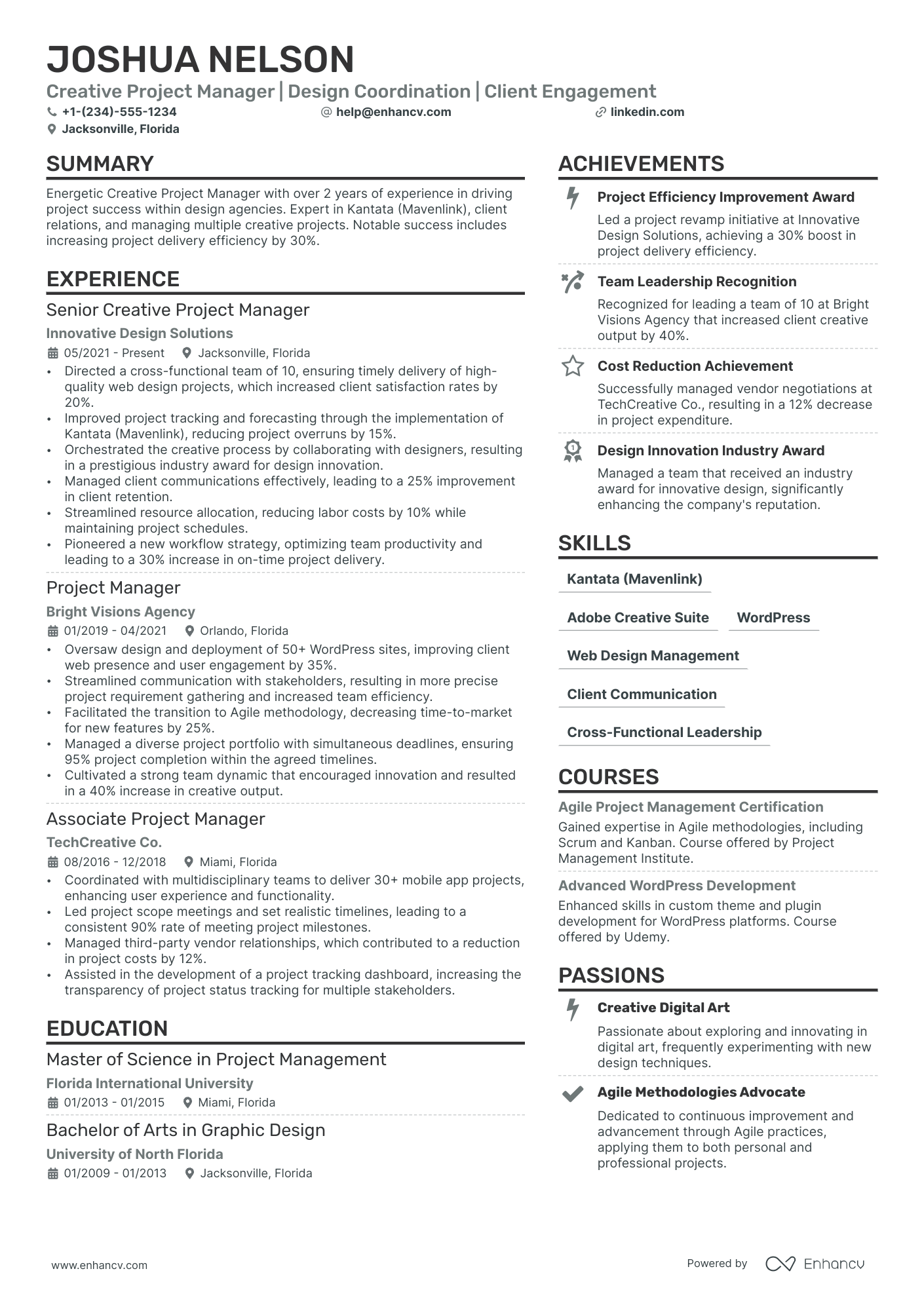 36 Project Manager Resume Examples & Guide for 2025