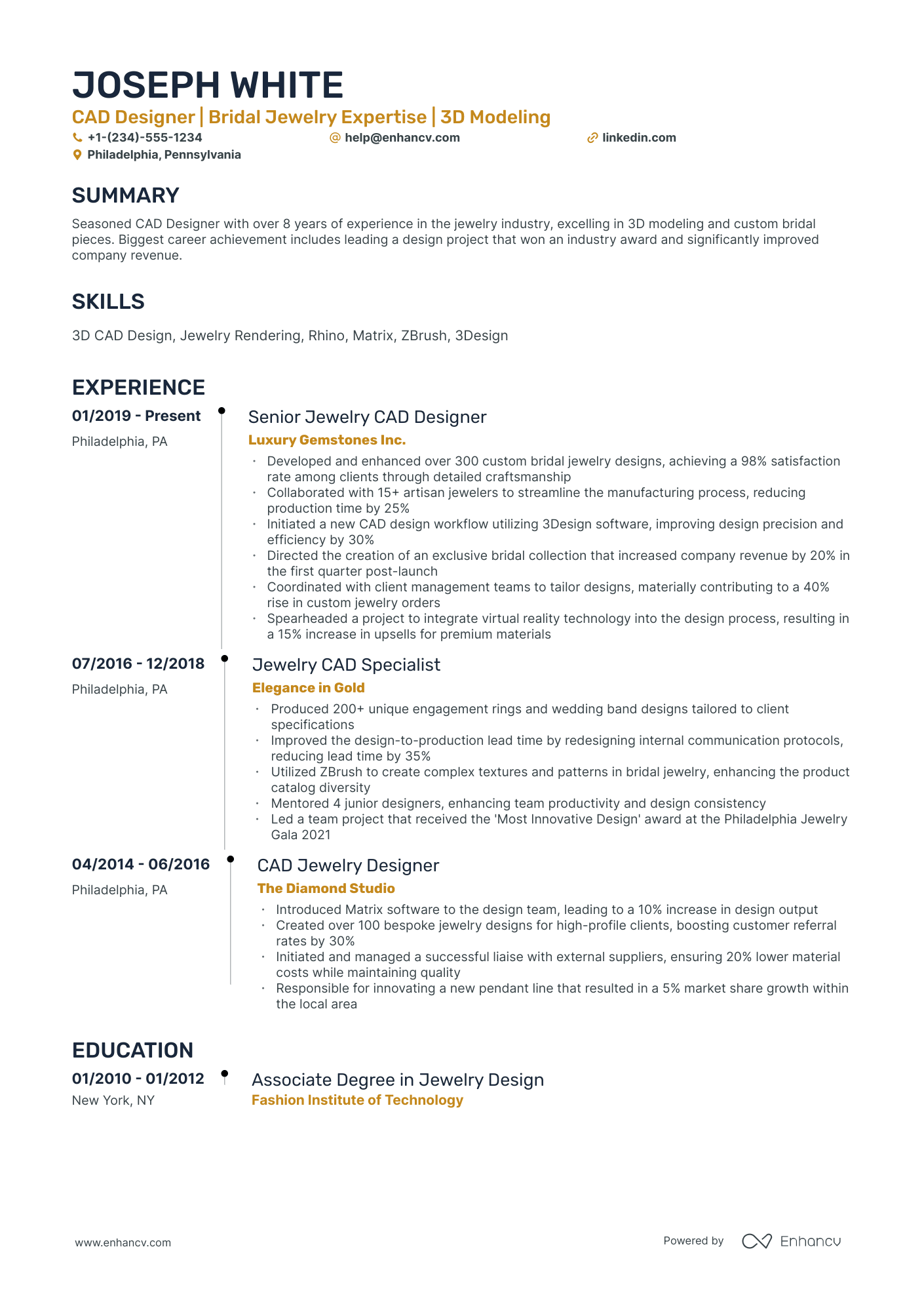 10 CAD Designer Resume Examples & Guide for 2026