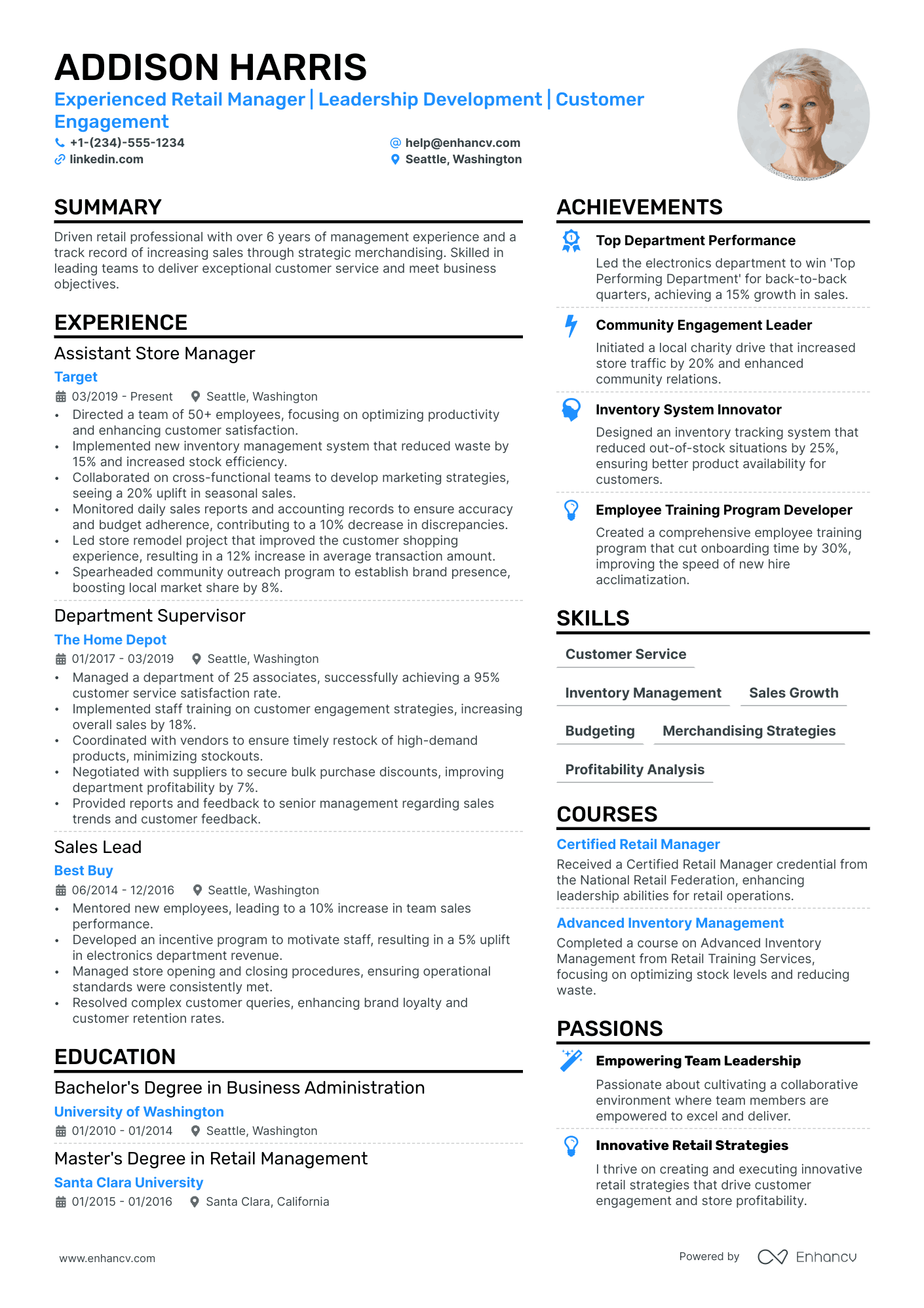 8 Store Manager Resume Examples & Guide for 2024