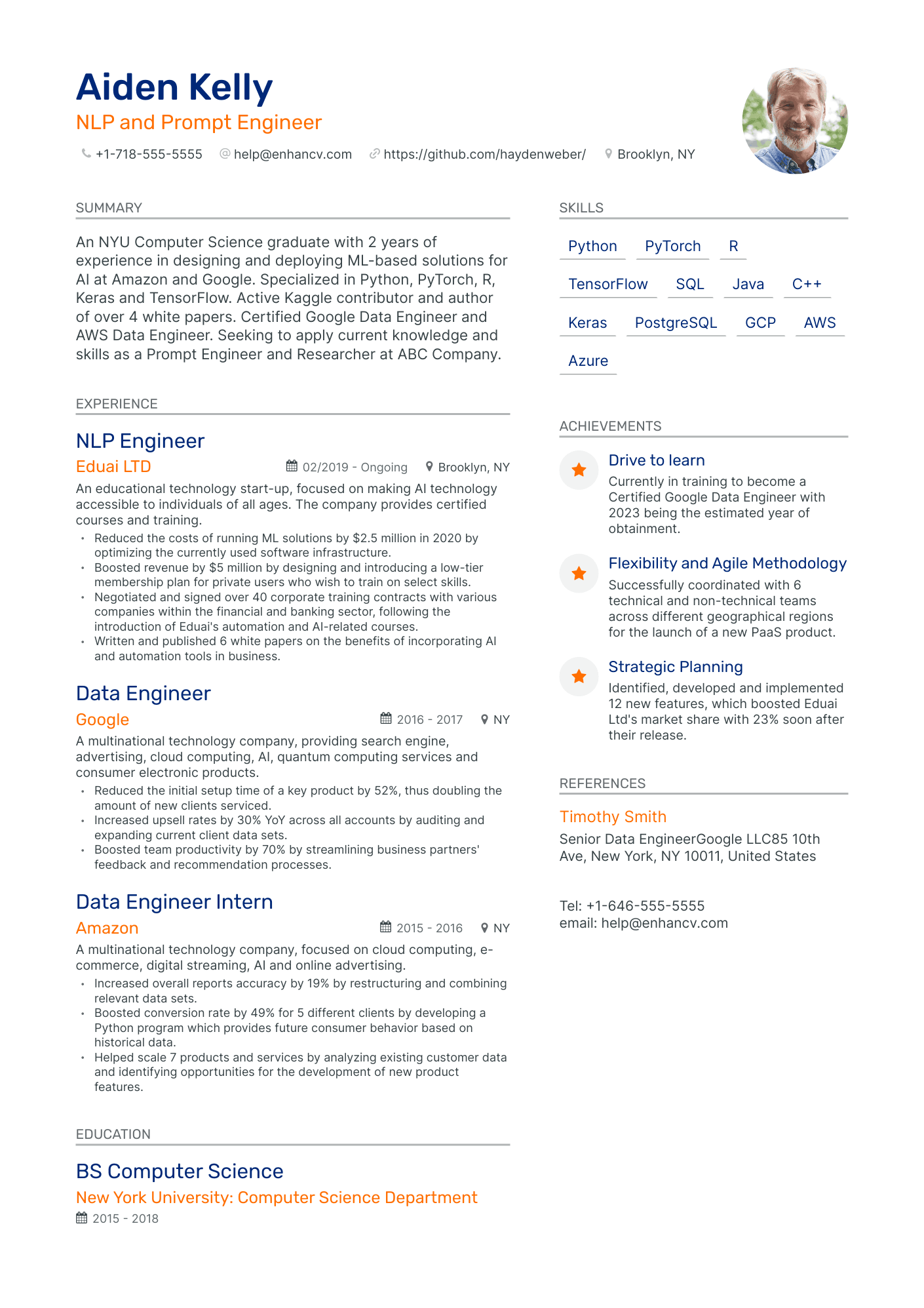 5 Prompt Engineer Resume Examples & Guide for 2024