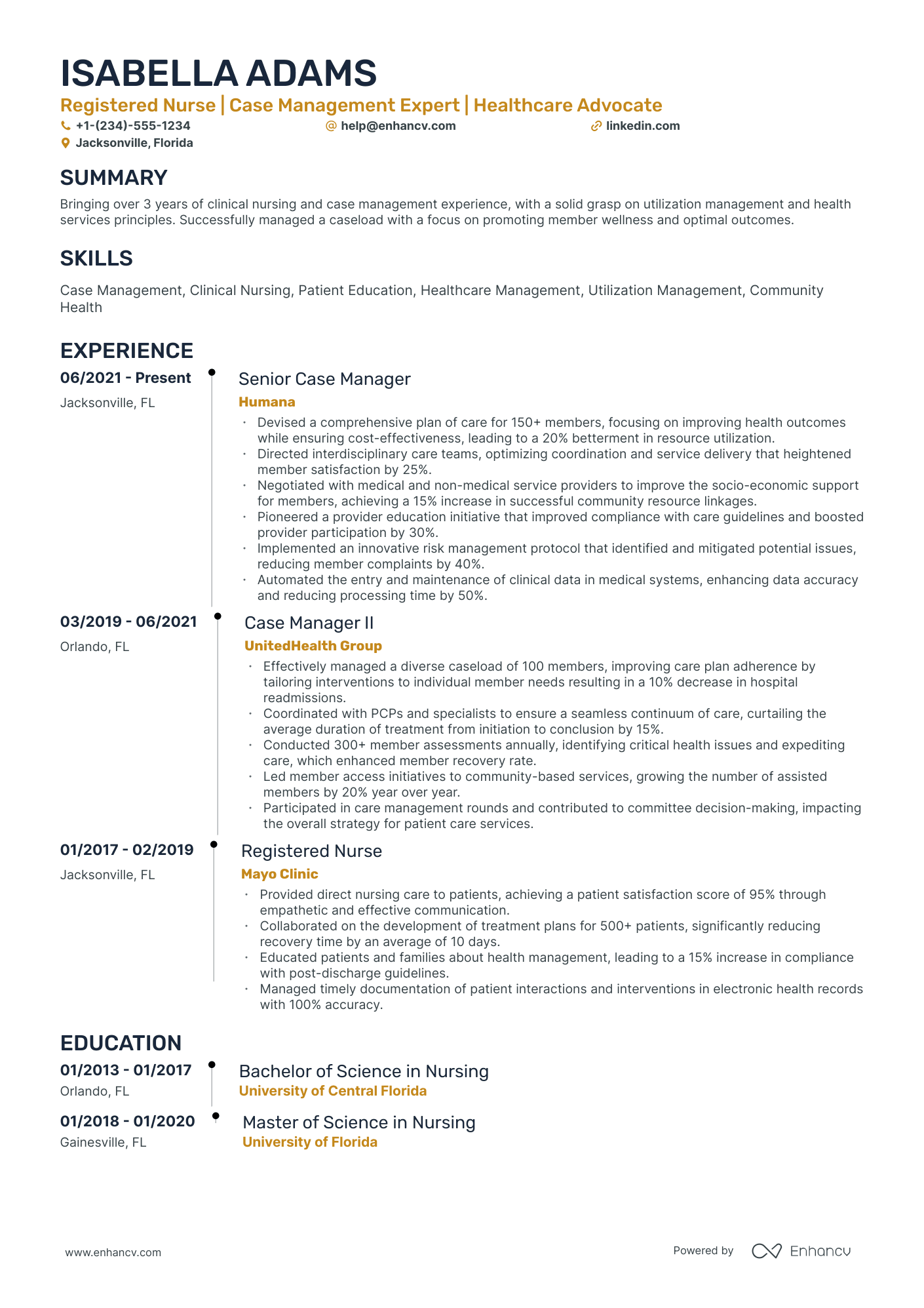 10 Care Manager Resume Examples & Guide for 2026