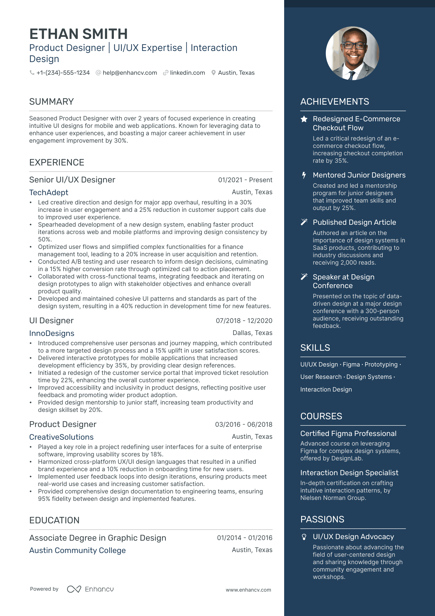 5 Product Designer Resume Examples & Guide for 2024
