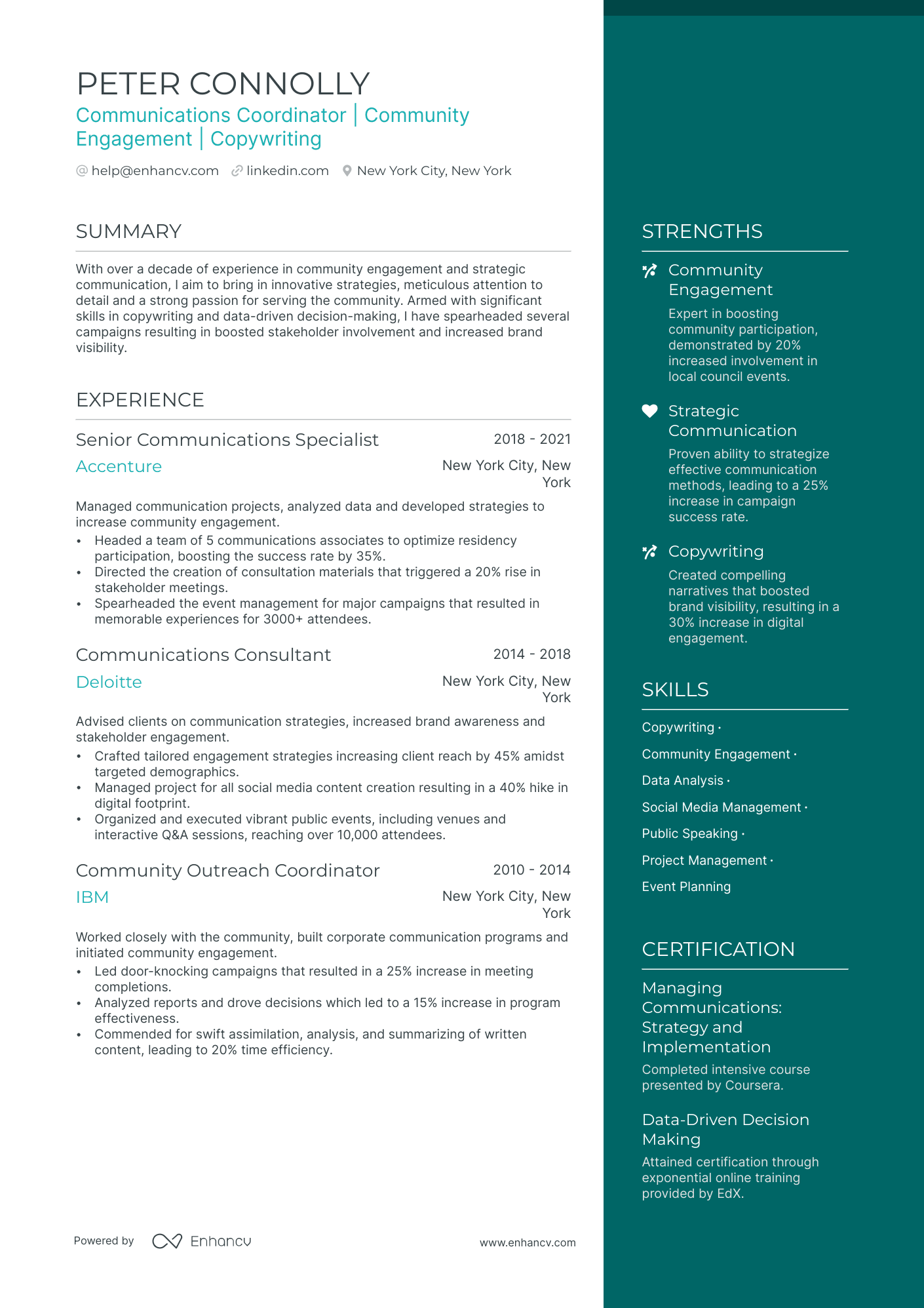 5 Communications Coordinator Resume Examples & Guide for 2024