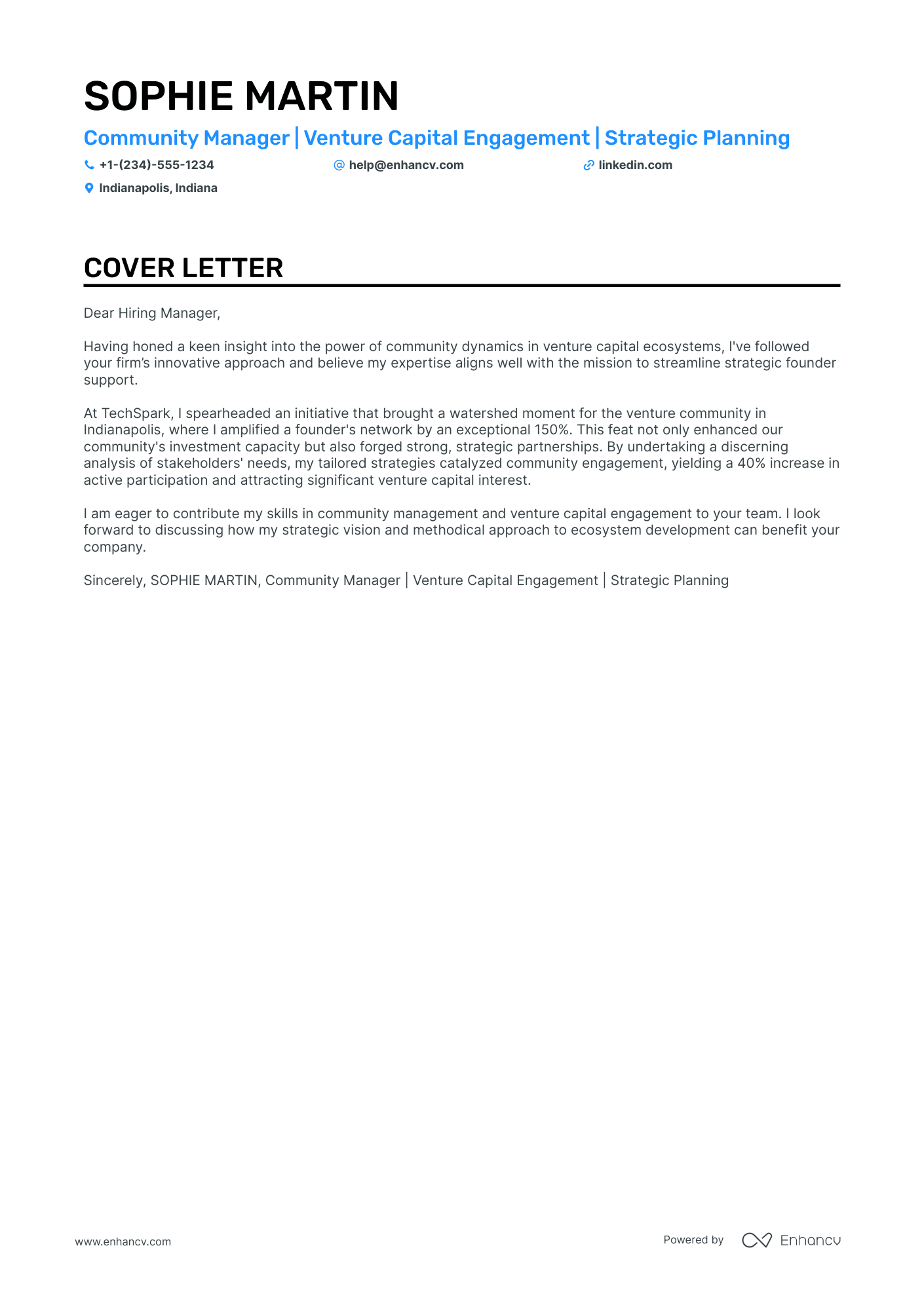 11 Professional Social Media Manager Cover Letter Examples and Template ...