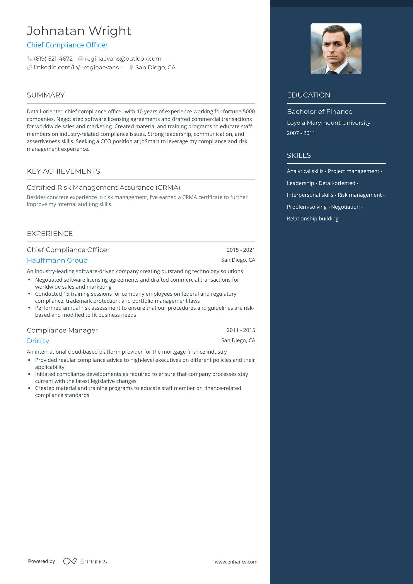 5 CCO Resume Examples & Guide for 2023