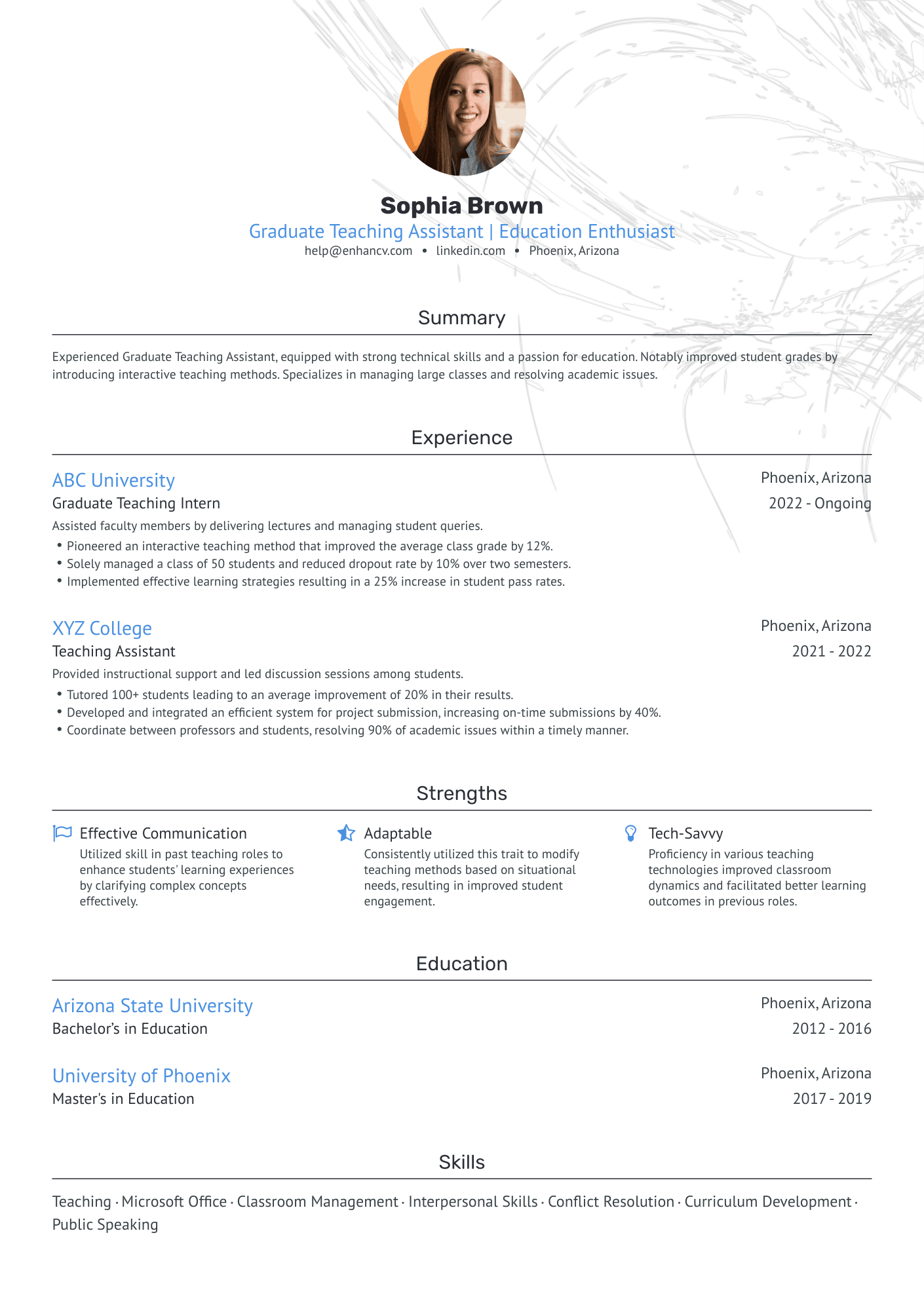 9 Teacher Assistant Resume Examples & Guide for 2024