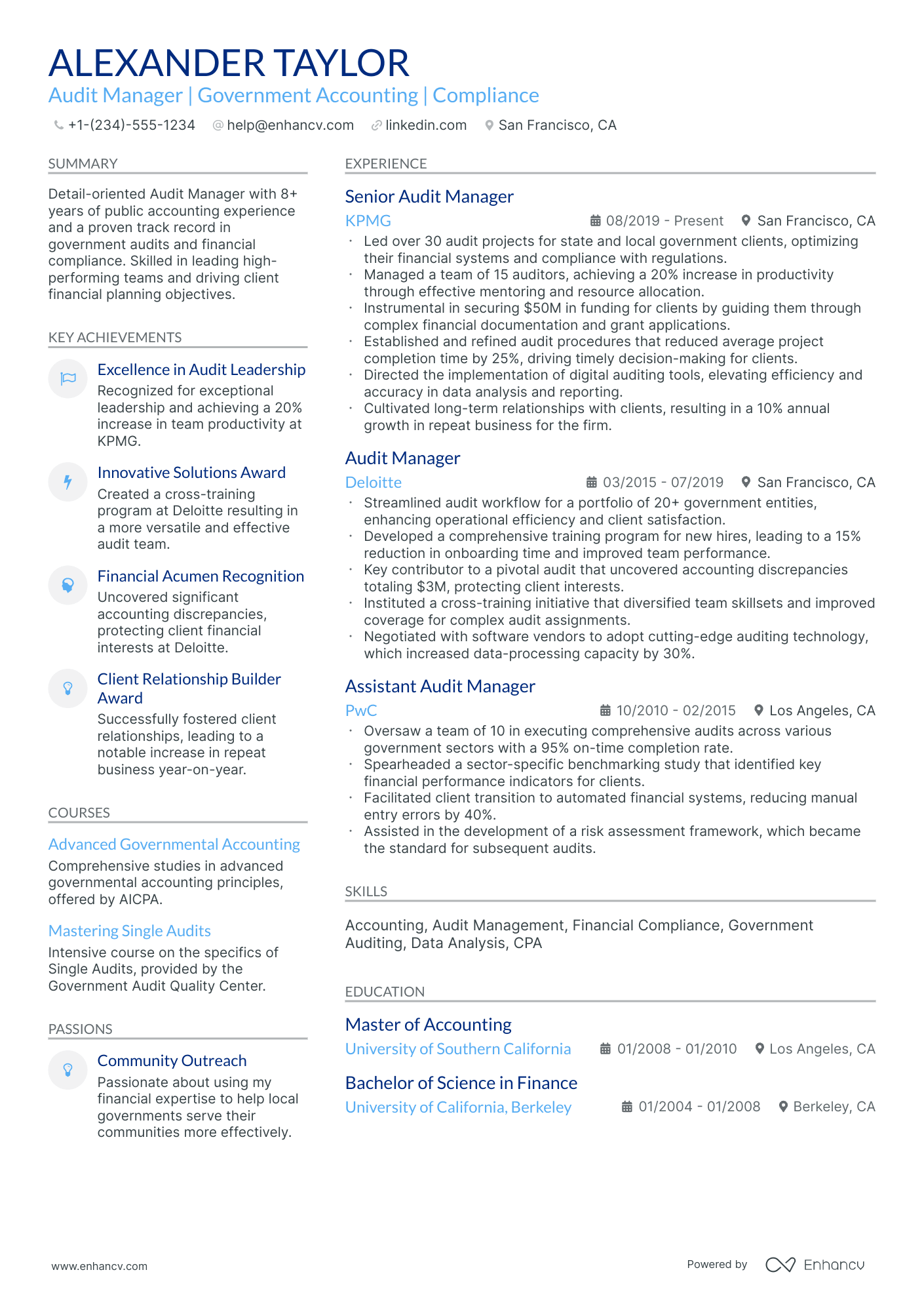 10 Audit Director Resume Examples & Guide for 2026