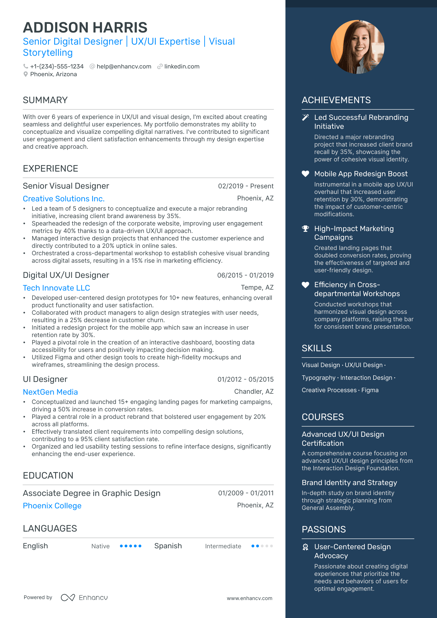 5 Digital Designer Resume Examples & Guide for 2024