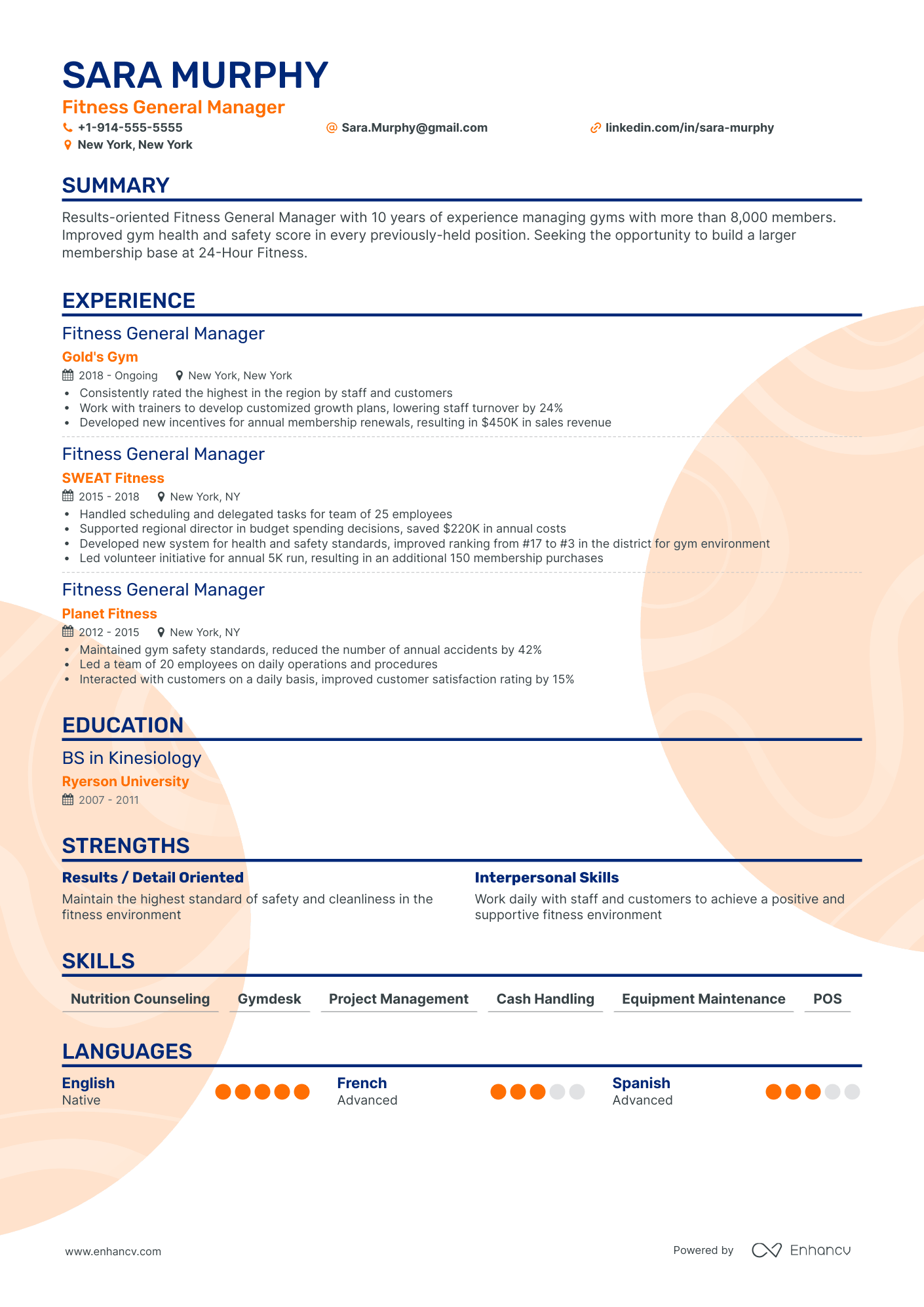 5 General Manager Resume Examples & Guide for 2024