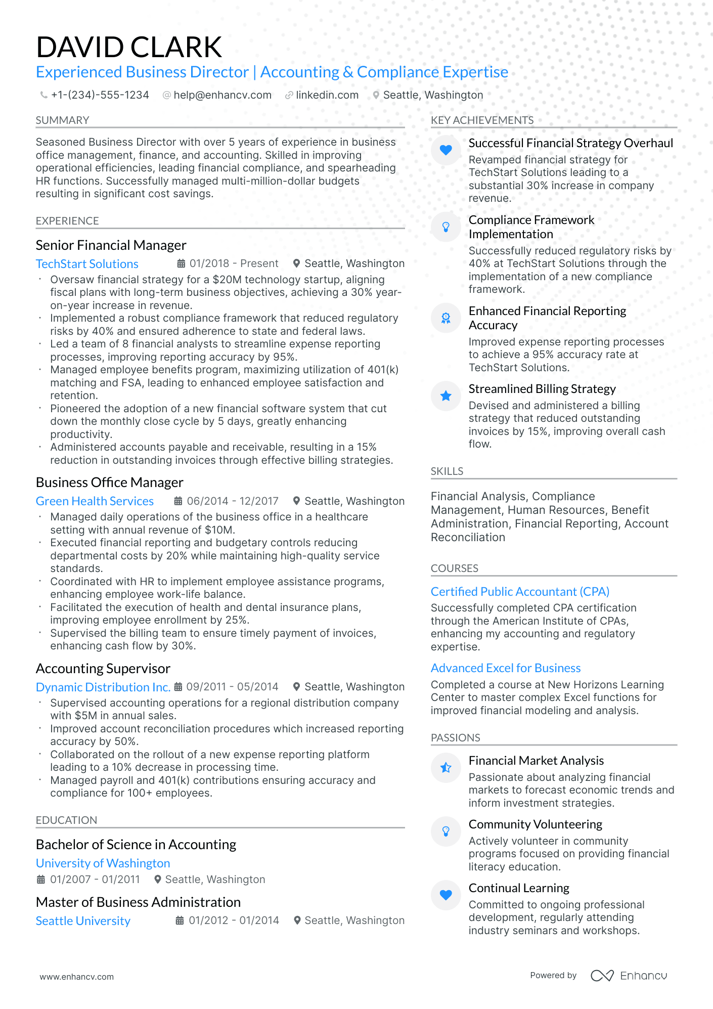 10 Business Director Resume Examples & Guide for 2026