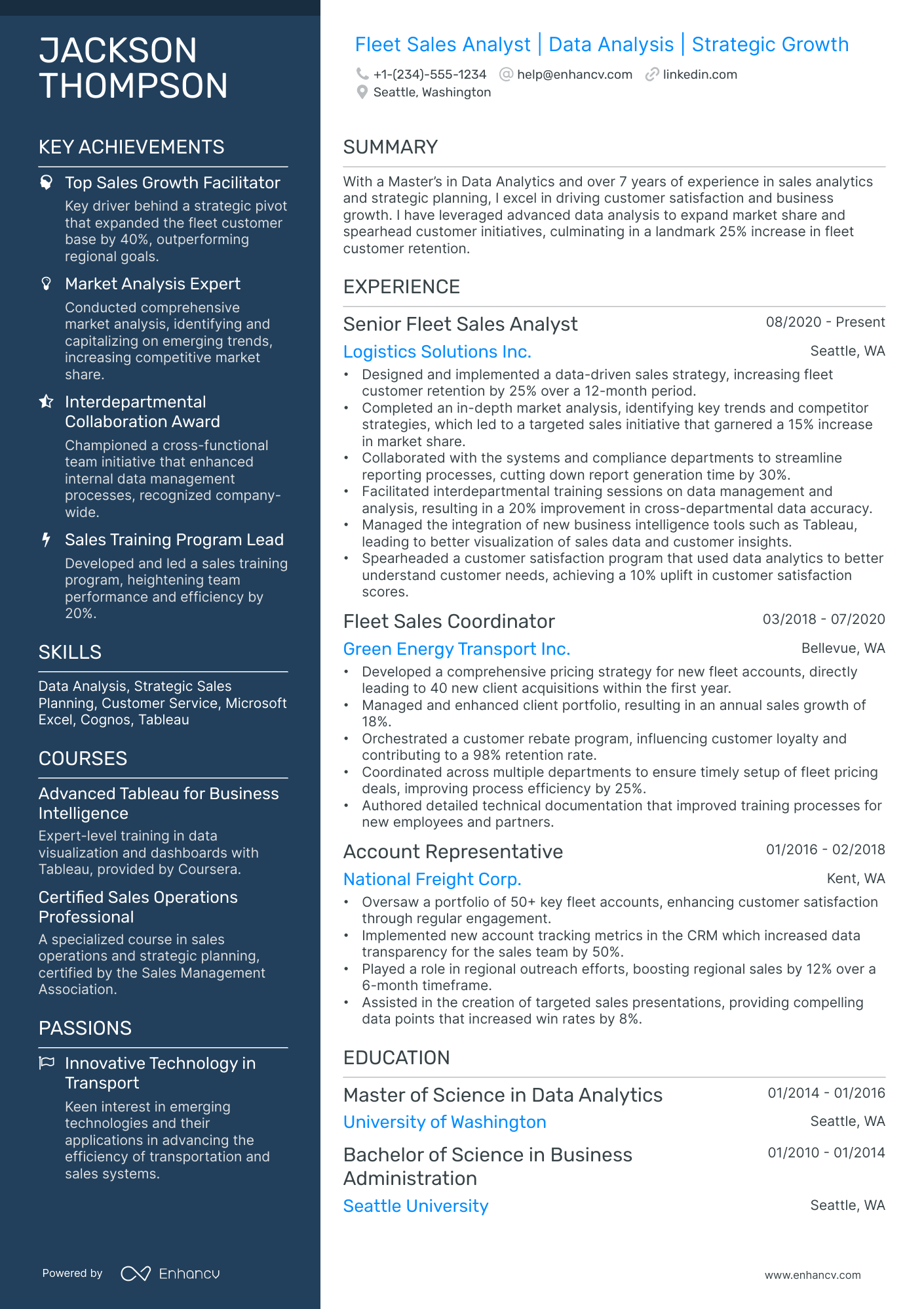 10 Strong Carrier Sales Resume Examples & Guide for 2026