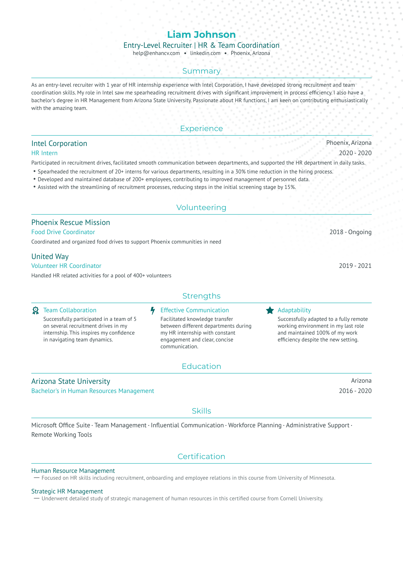 15 Recruiter Resume Examples & Guide for 2024