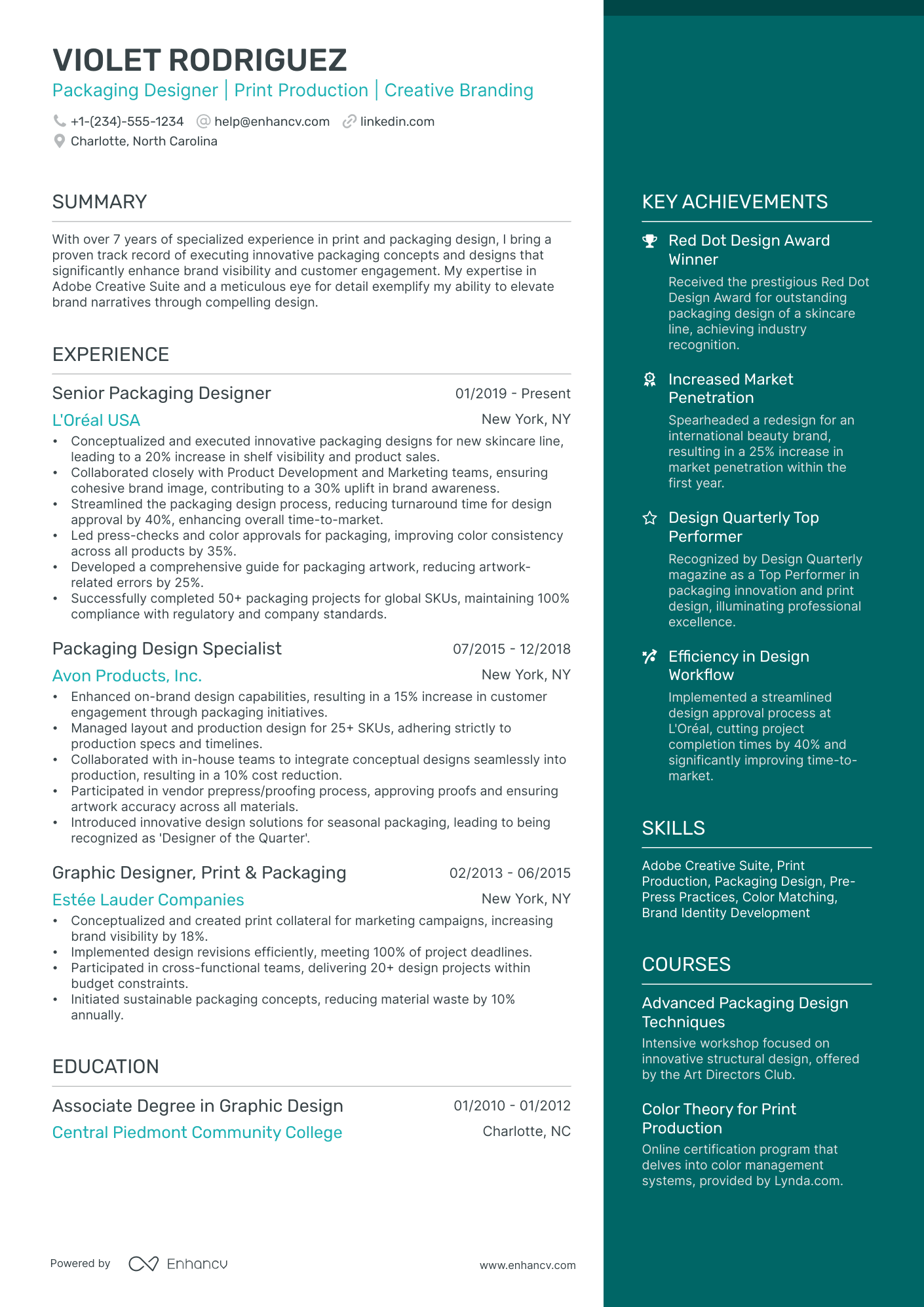 10 Packaging Designer Resume Examples & Guide for 2026