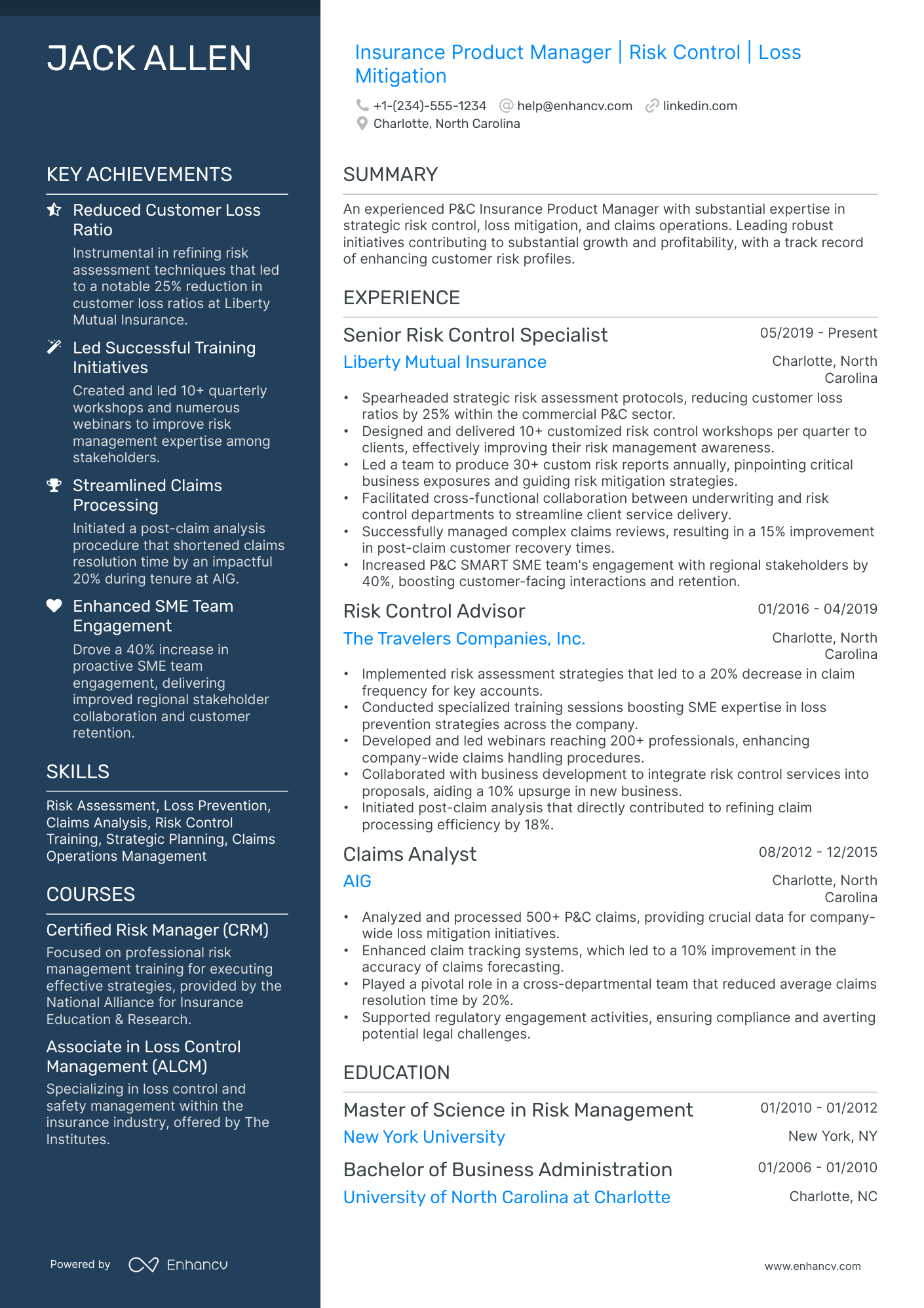 10 Insurance Product Manager Resume Examples & Guide for 2026